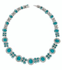 SUITE OF TURQUOISE AND DIAMOND JEWELRY, VAN CLEEF & ARPELS | Christie's