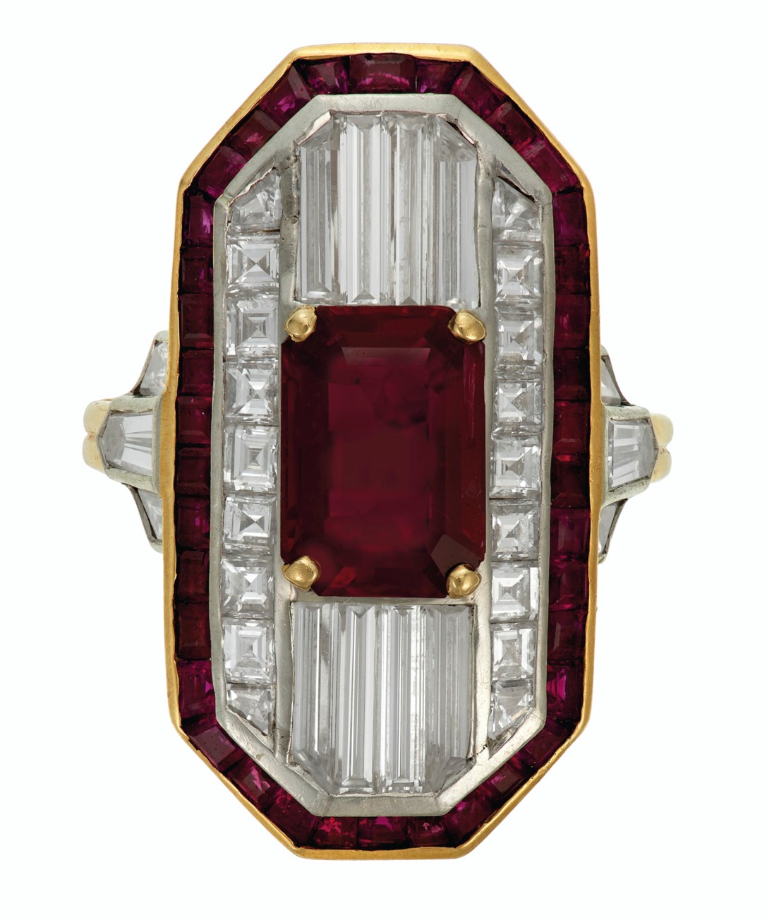 RUBY AND DIAMOND RING, HARRY WINSTON