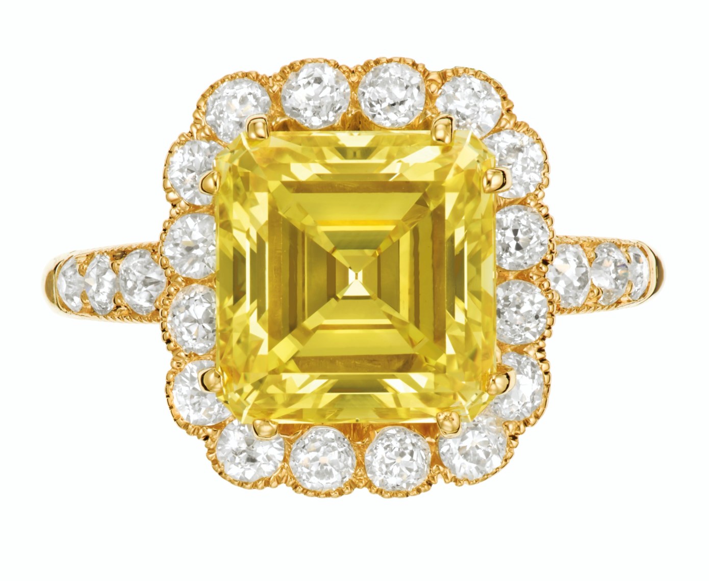 COLORED DIAMOND AND DIAMOND RING, VAN CLEEF & ARPELS | Christie's