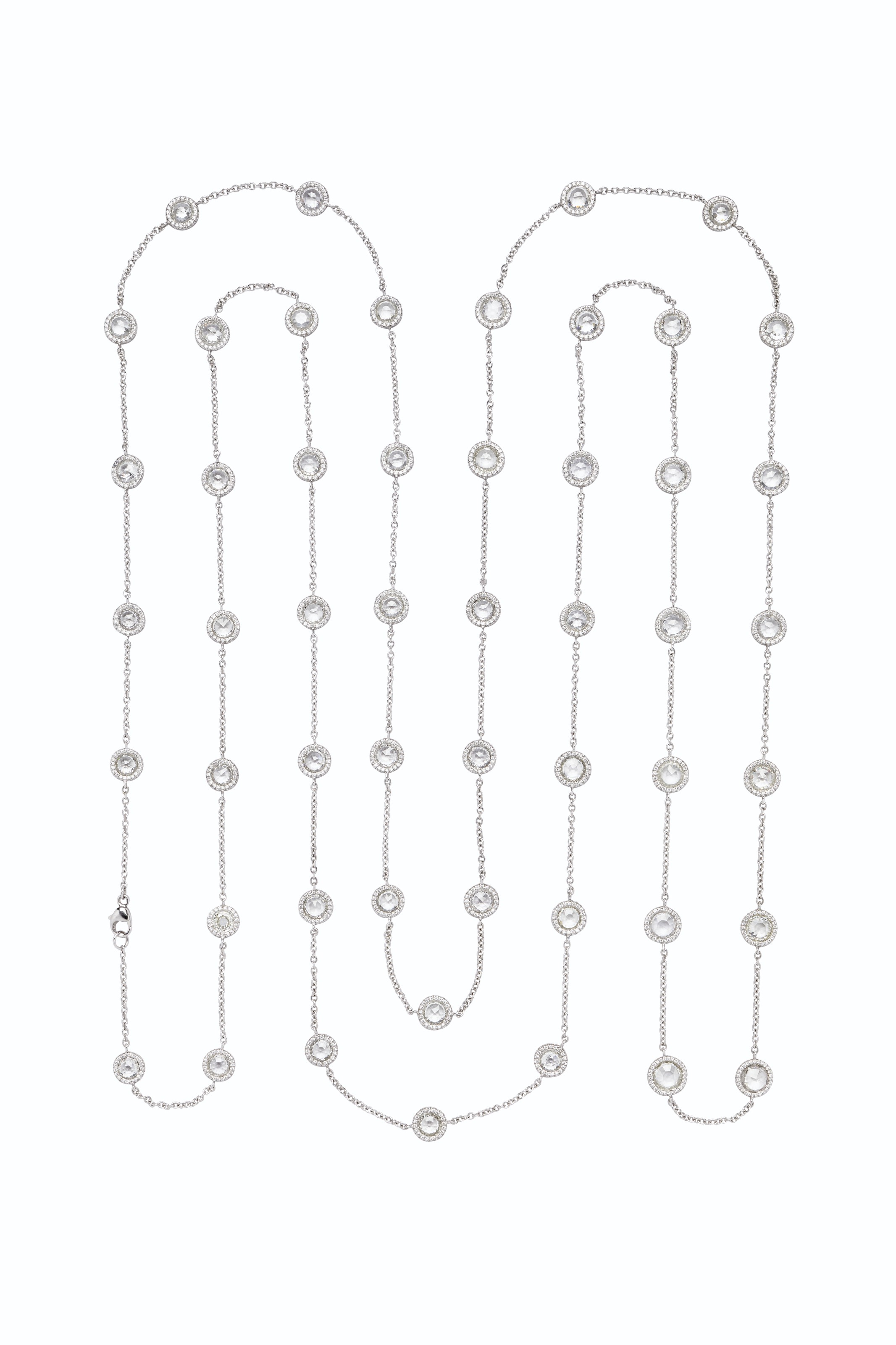DIAMOND LONGCHAIN PENDANT NECKLACE | Christie's