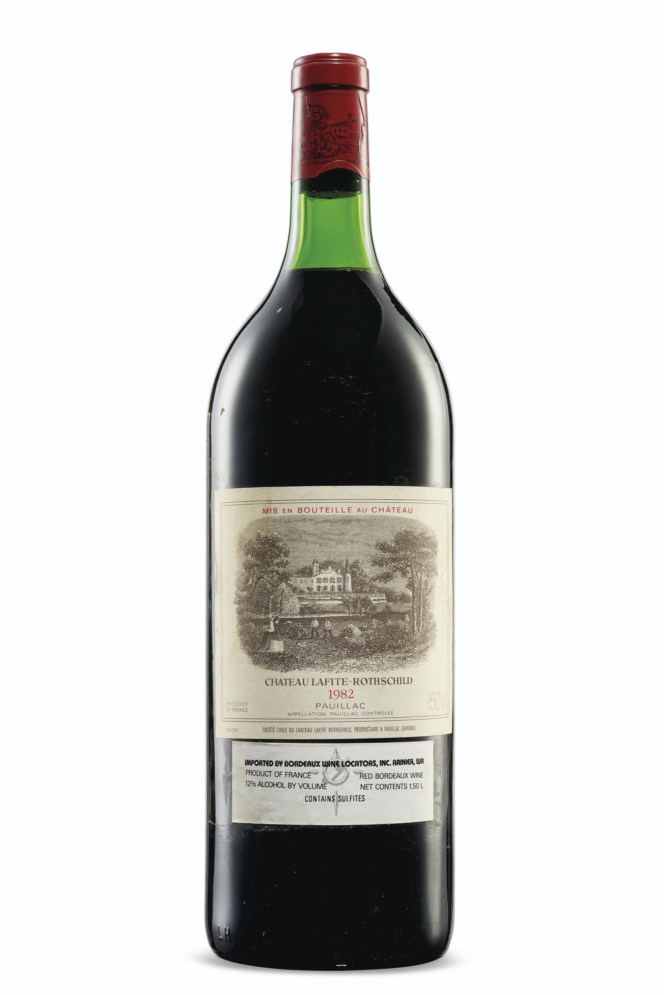 Château Lafite-Rothschild 1982, Pauillac, 1er cru classéSlightly damaged capsule, slightly bin ...