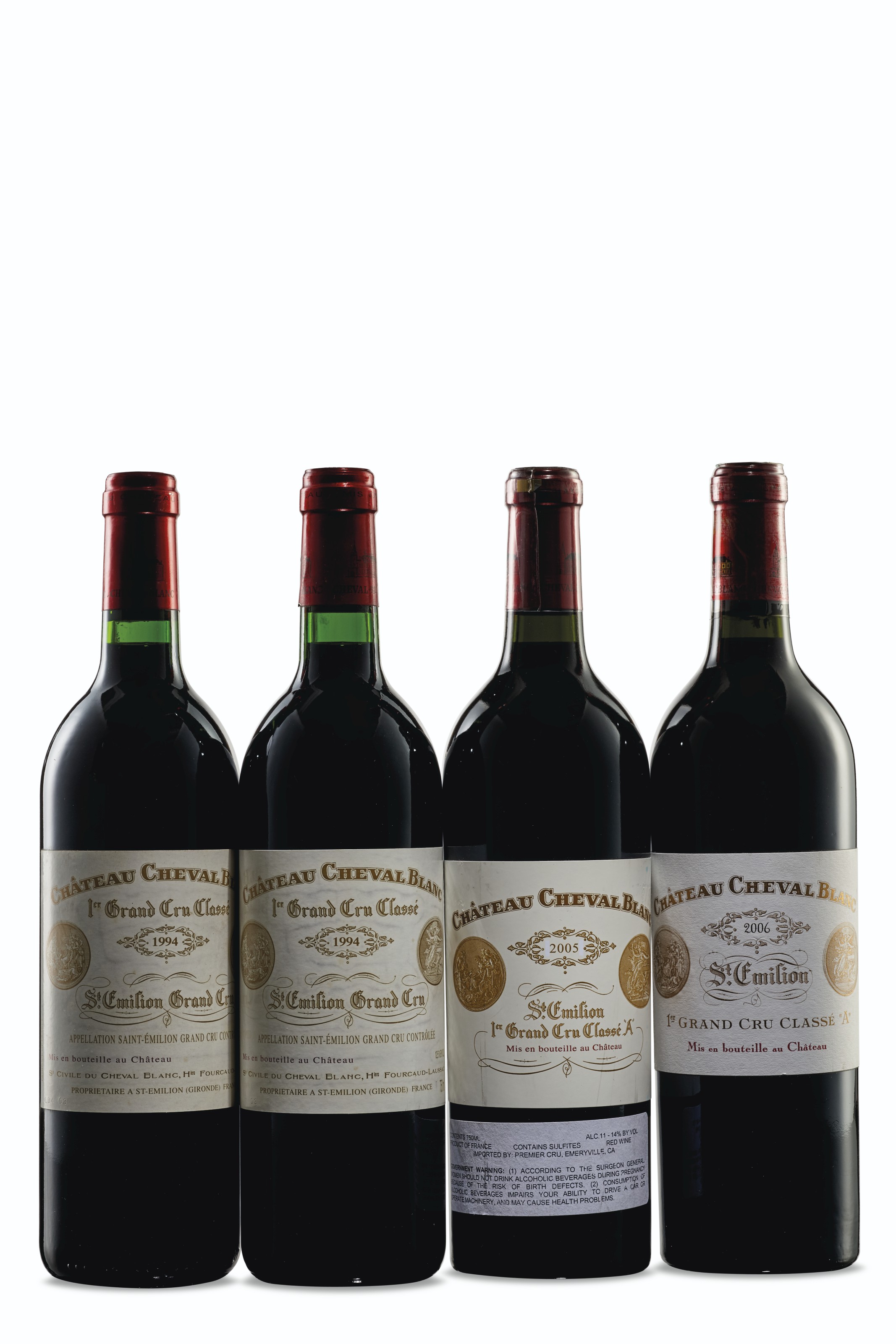 Mixed Château Cheval-Blanc, Château Cheval-Blanc1994Slightly bin-soiled ...