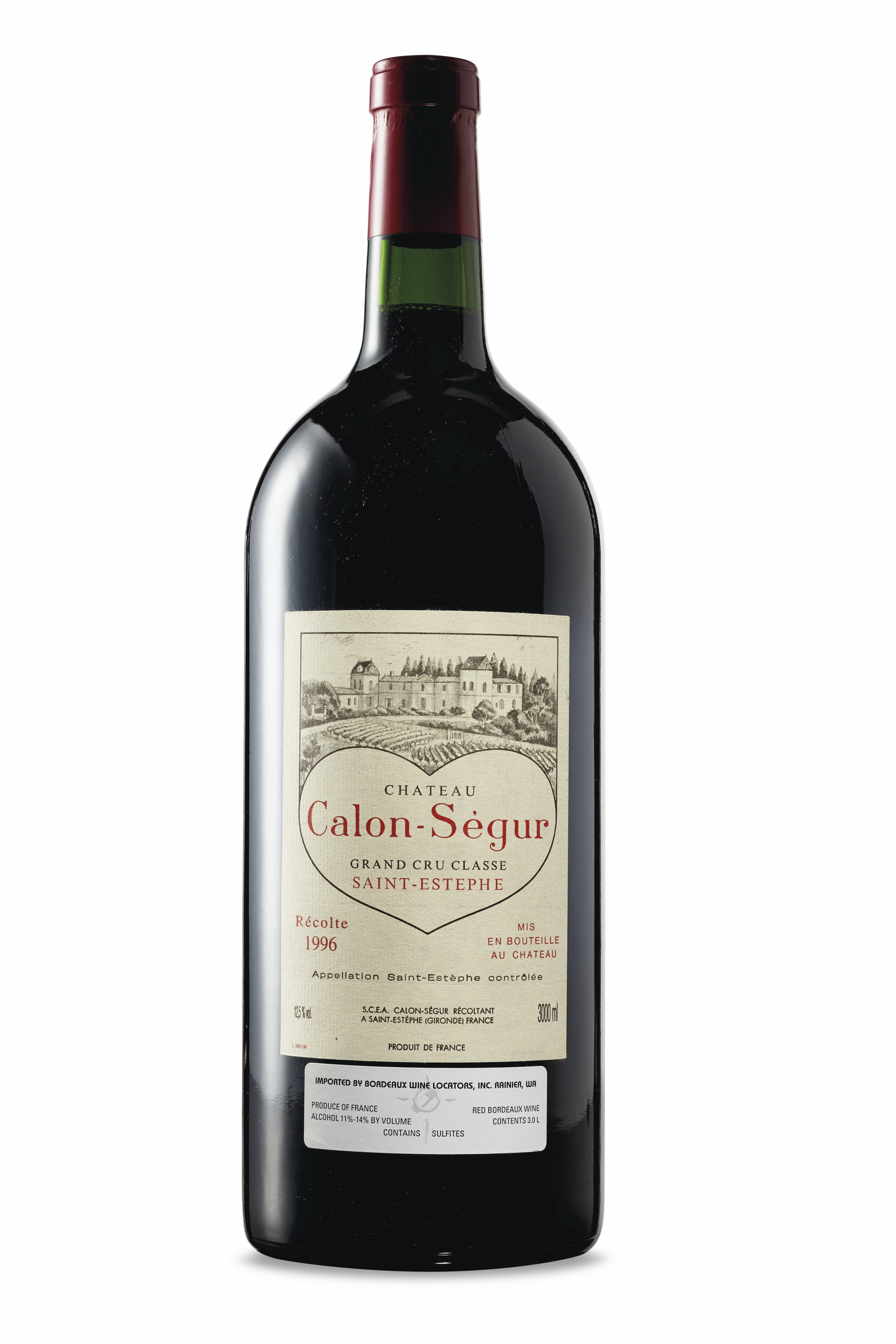Château Calon-Ségur 1996, Saint-Estéphe, 3ème cru classéGood ...
