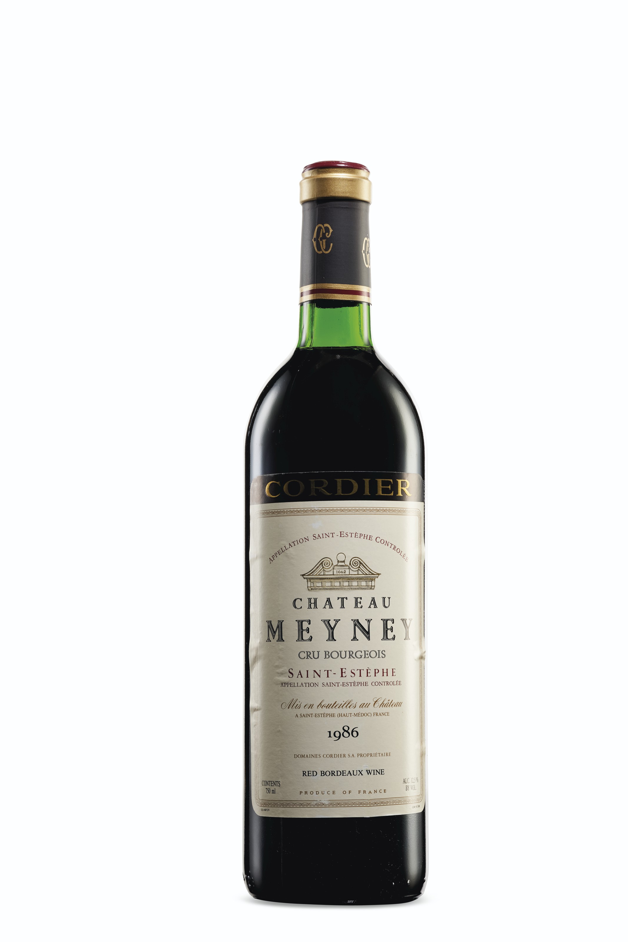 Château Meyney 1986, Saint-Estéphe, cru bourgeois superieurThree with ...