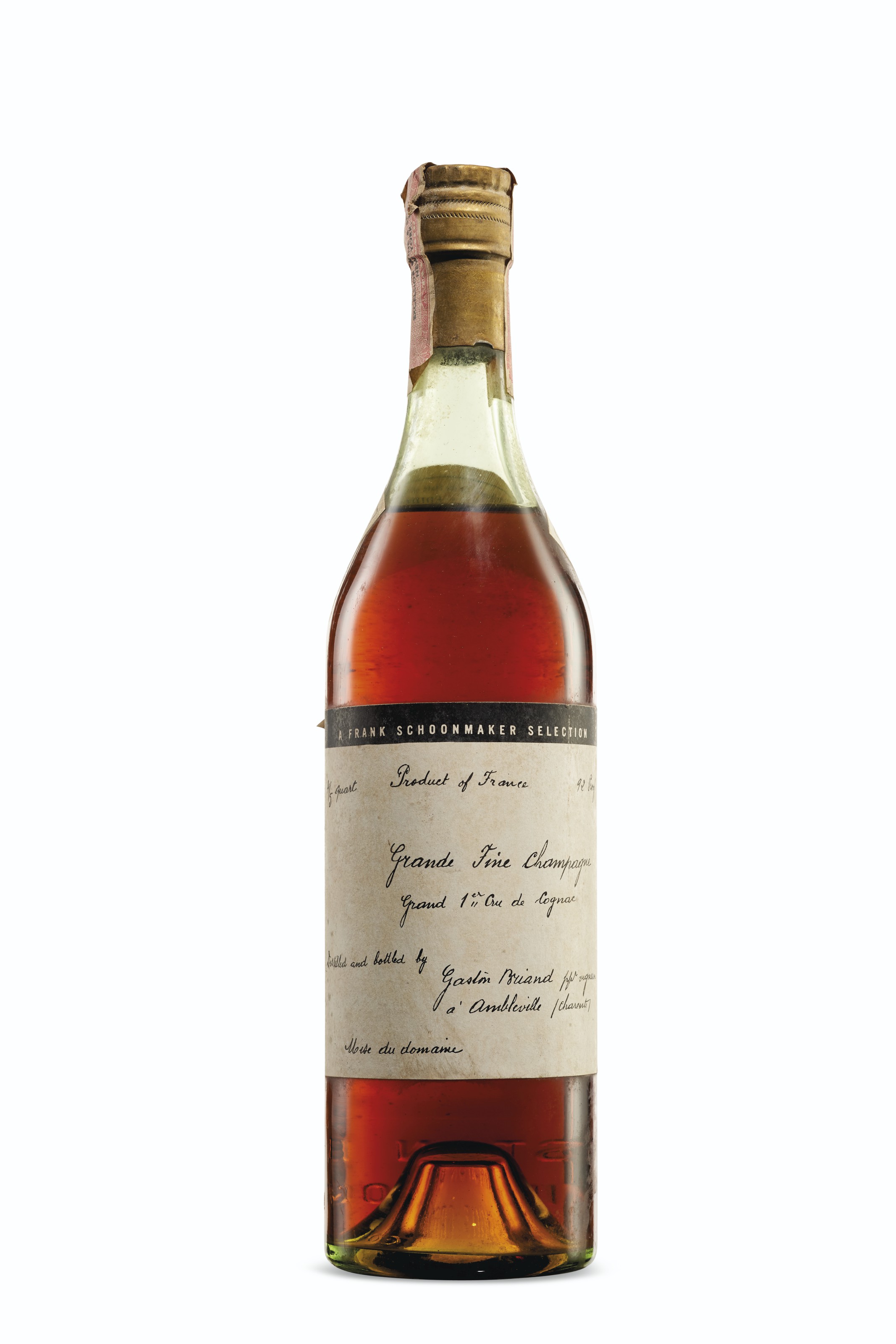 Grande Fine Champagne, Grand 1er cru de Cognac, Distilled and bottled ...