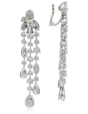 GRAFF 'RHYTHM' DIAMOND EARRINGS, | Christie’s