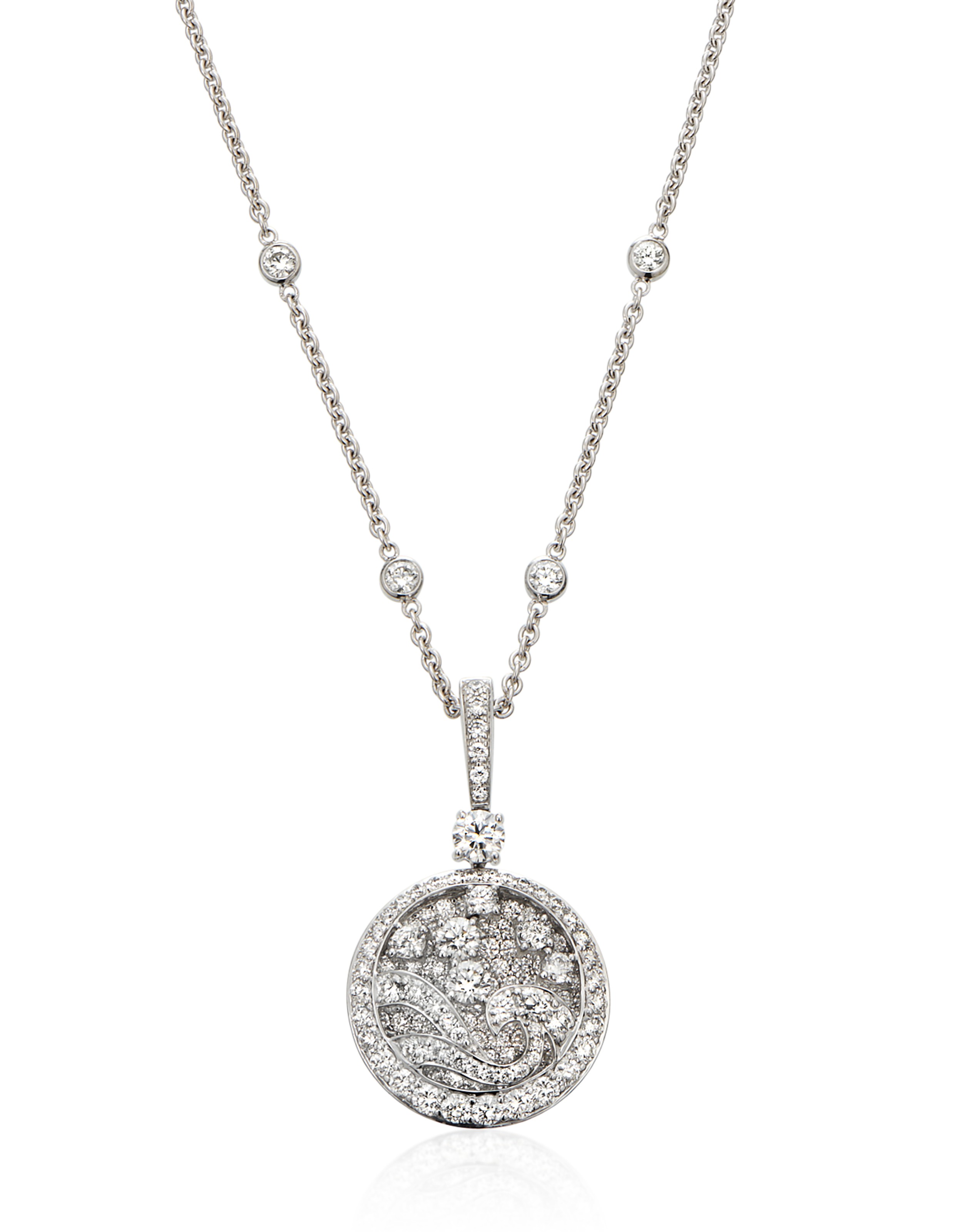 GRAFF DIAMOND 'WAVE' PENDANT NECKLACE, | Christie’s