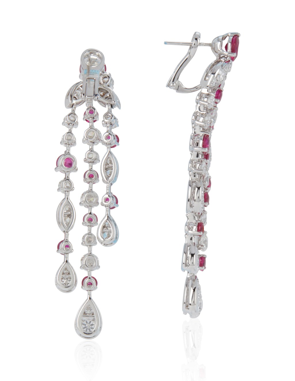 GRAFF RUBY AND DIAMOND 'RHYTHM' EARRINGS, | Christie’s