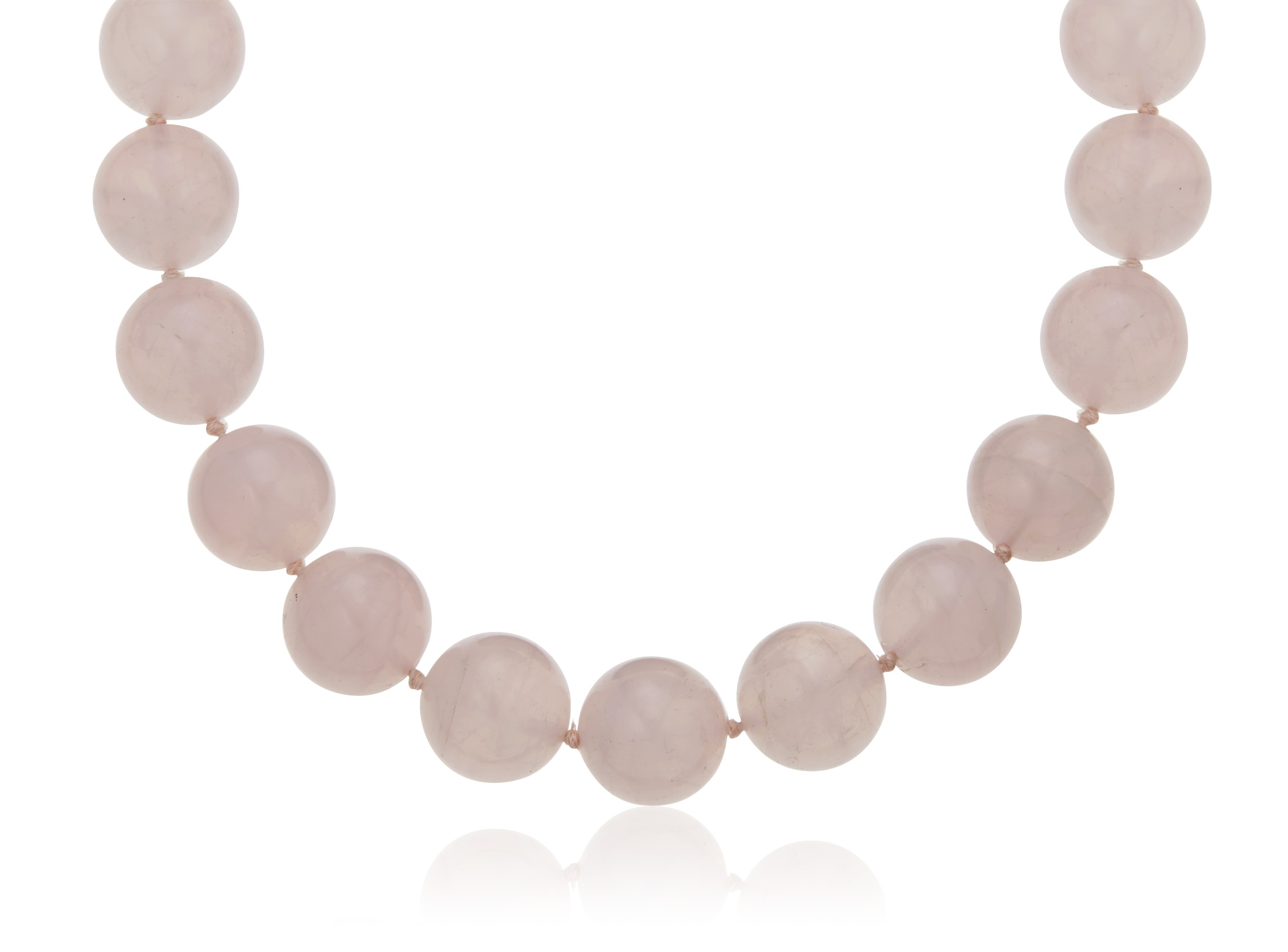 VERDURA ROSE QUARTZ BEAD NECKLACE, | Christie’s