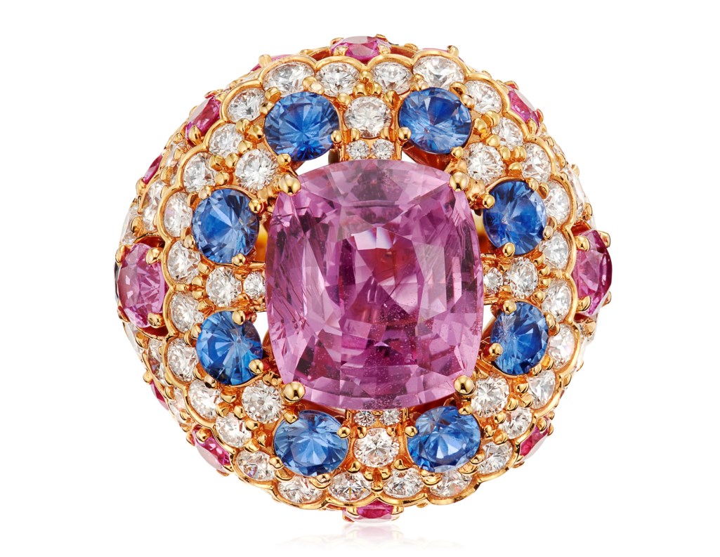 GRAFF PINK SAPPHIRE AND DIAMOND RING, | Christie’s