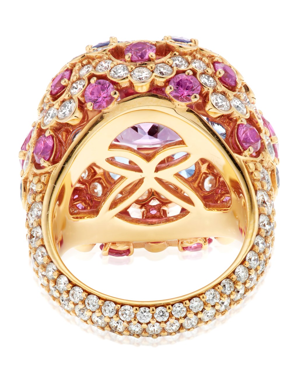 GRAFF PINK SAPPHIRE AND DIAMOND RING, | Christie’s