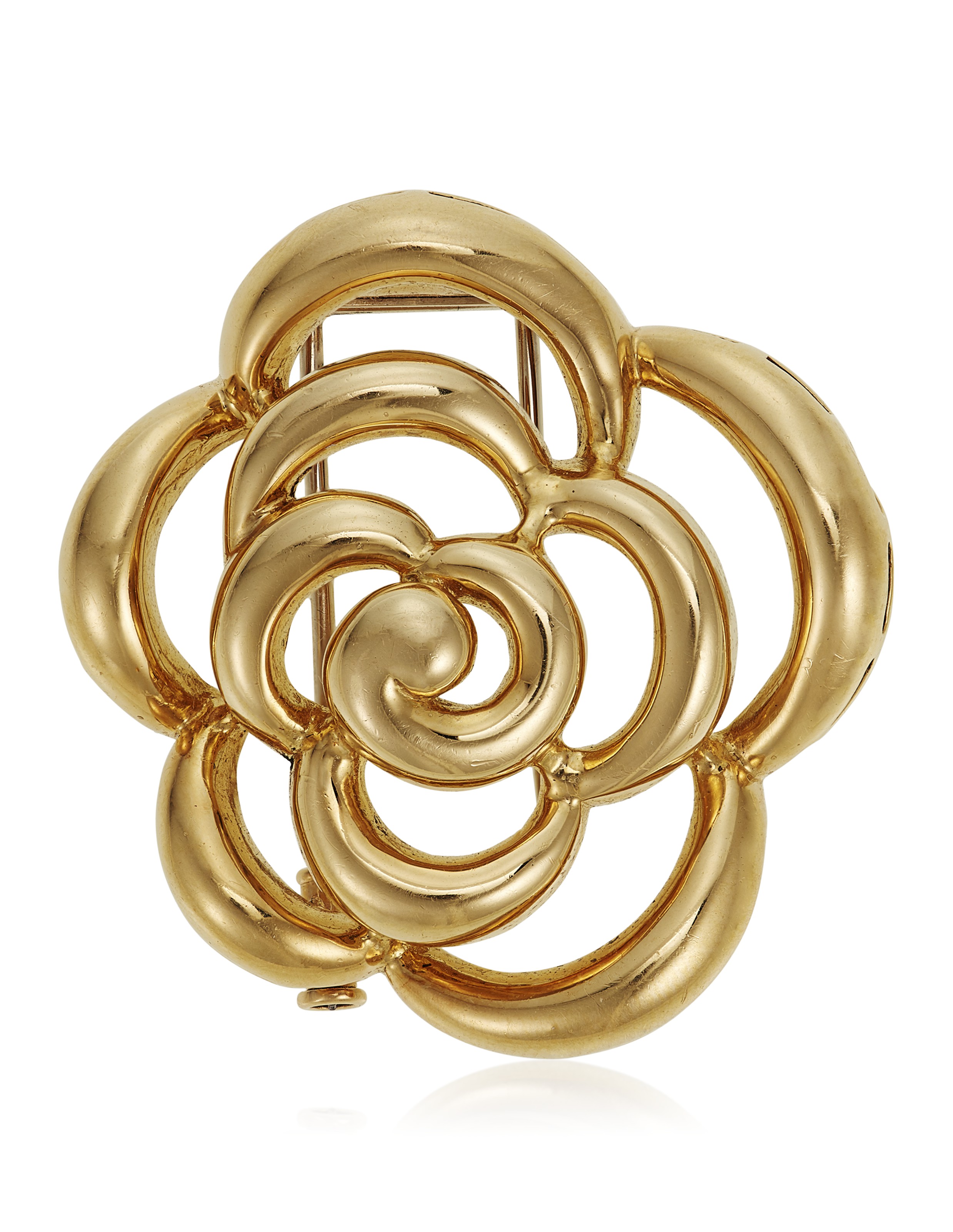 VAN CLEEF & ARPELS GOLD FLOWER BROOCH, | Christie’s