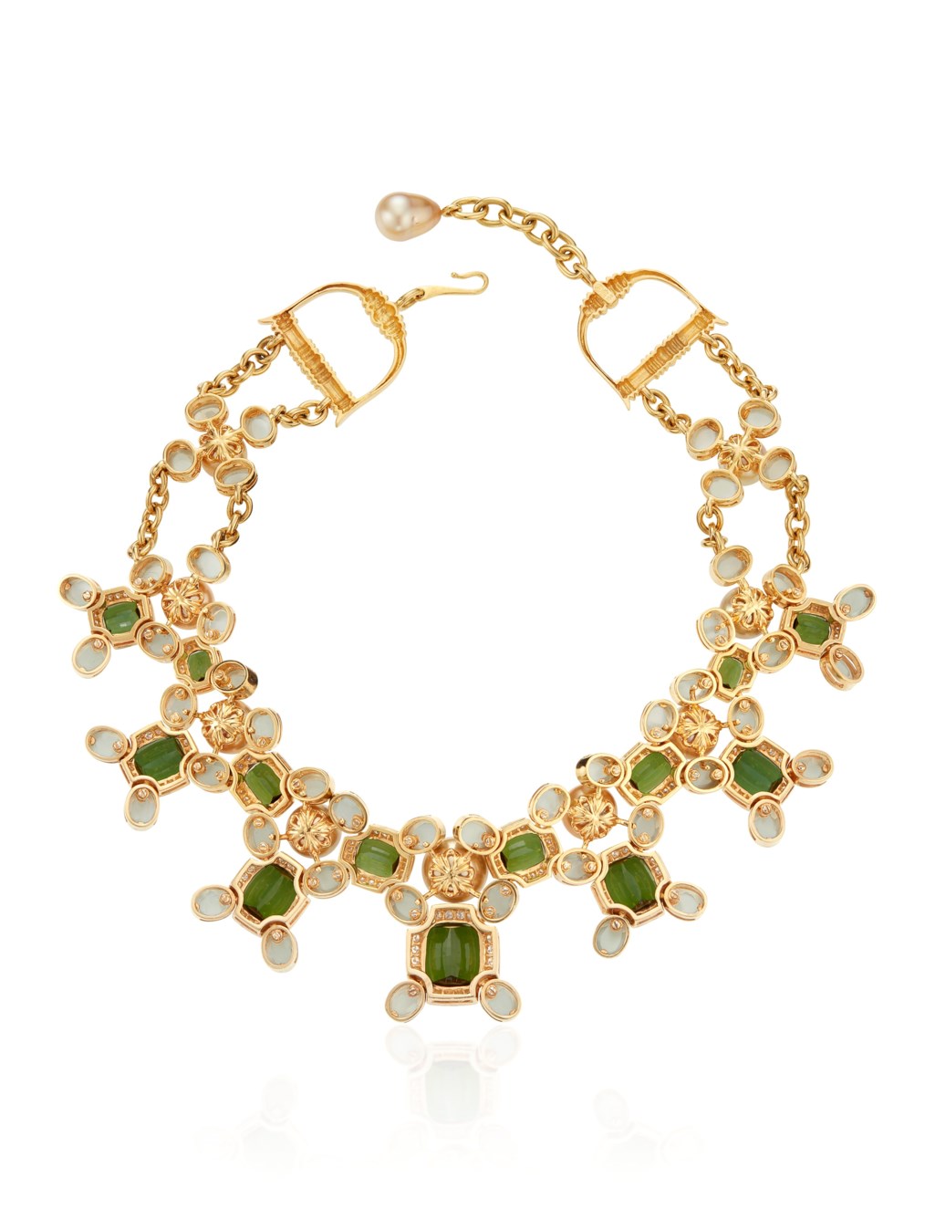 PRINCE DIMITRI FOR ASSAEL CULTURED PEARL, DIAMOND AND MULTI-GEM ...