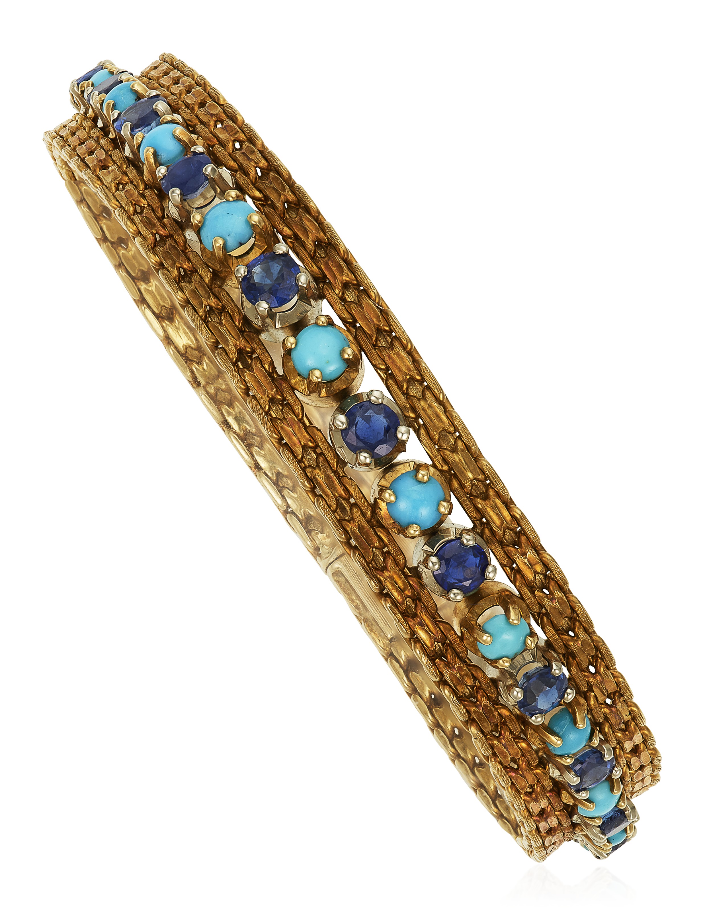 CARTIER SAPPHIRE AND TURQUOISE BRACELET, | Christie’s