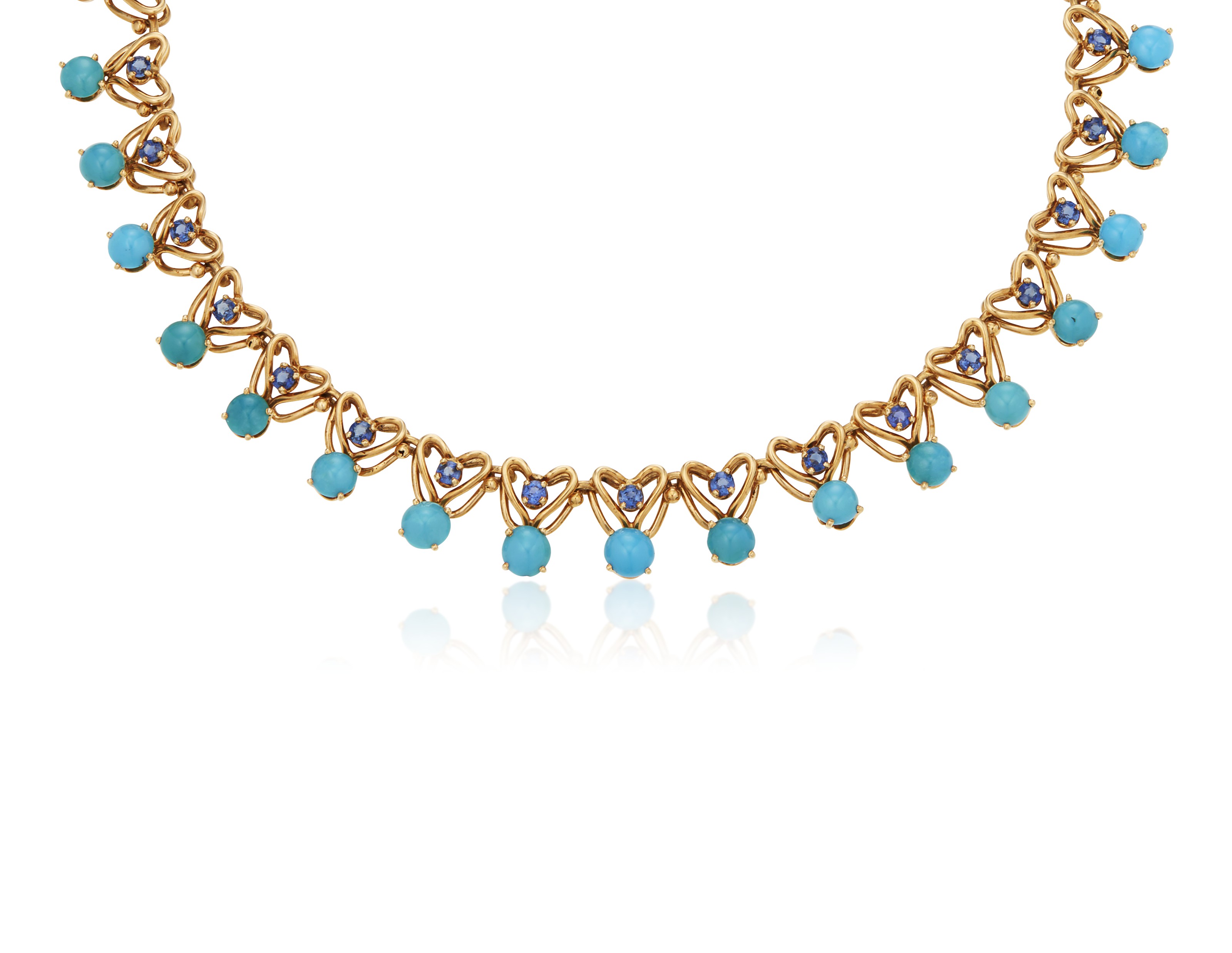 CARTIER TURQUOISE AND SAPPHIRE NECKLACE, | Christie’s