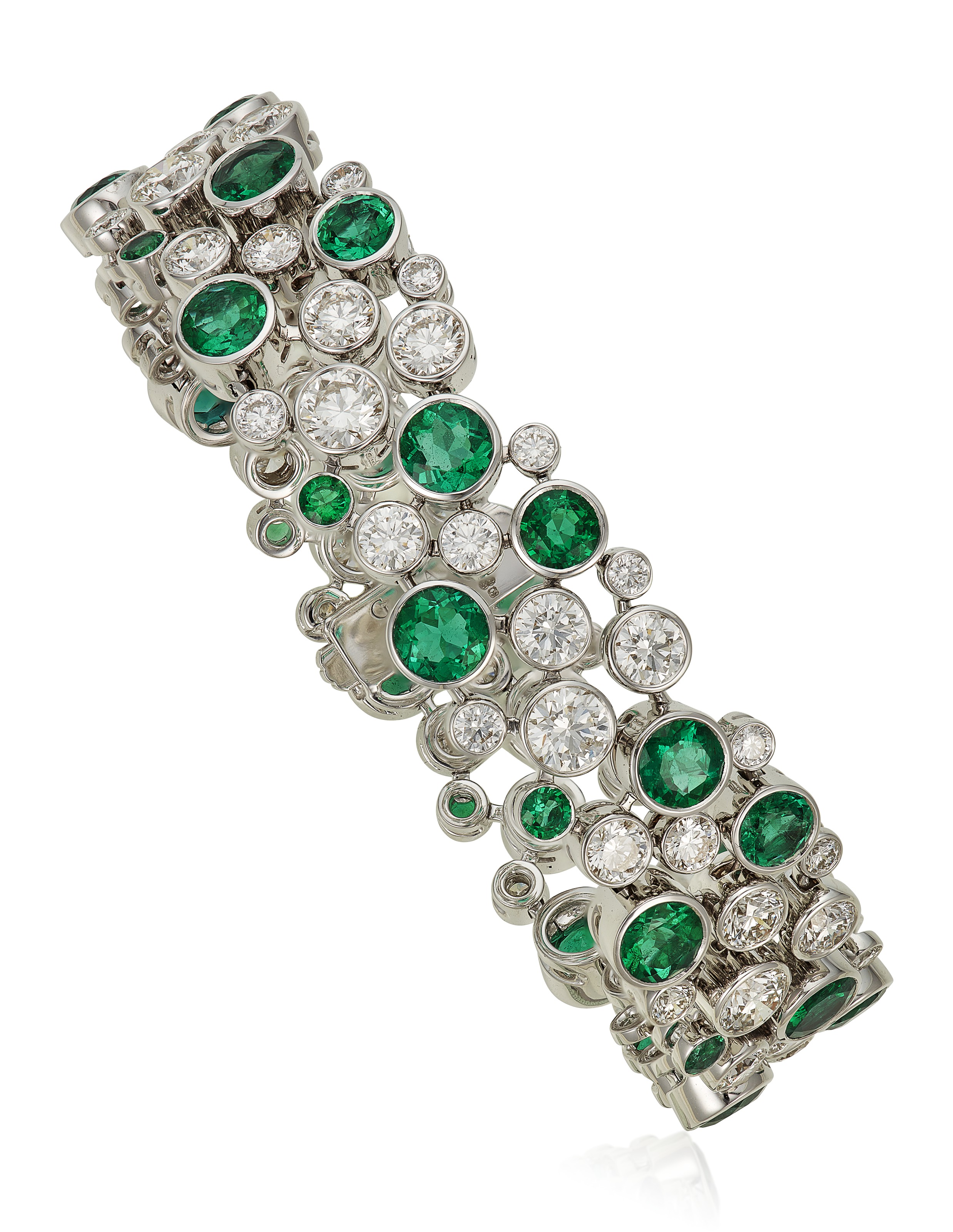 GRAFF EMERALD AND DIAMOND BRACELET, | Christie’s