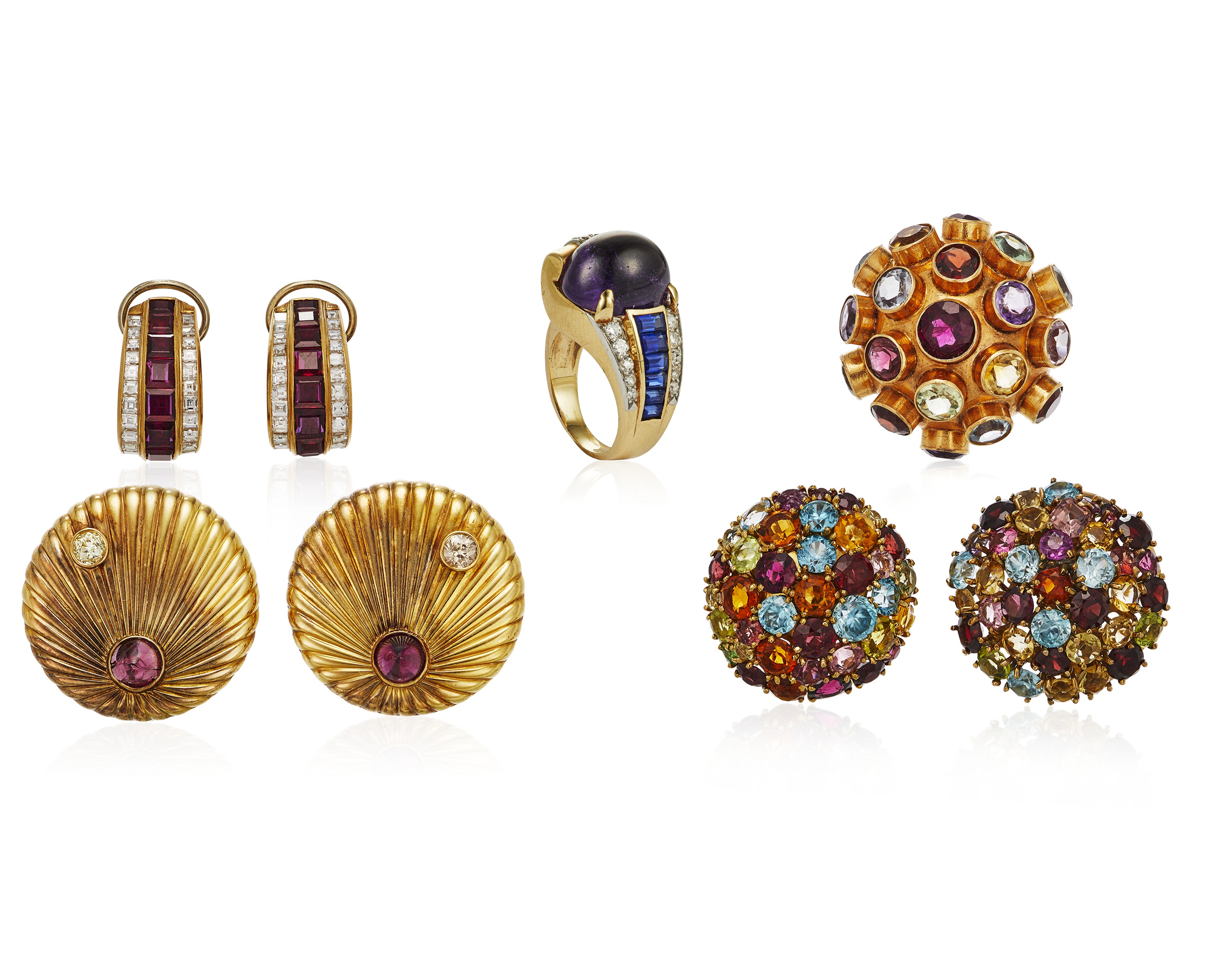 GROUP OF DIAMOND AND MULTI-GEM JEWELRY, | Christie’s