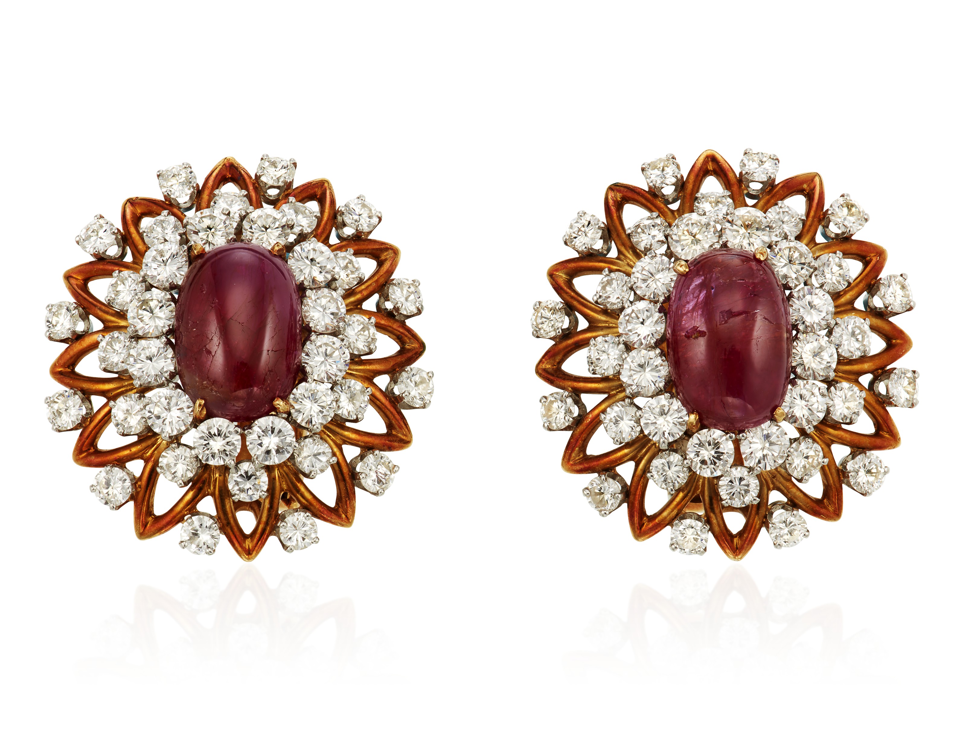 DAVID WEBB RUBY AND DIAMOND EARRINGS, | Christie’s