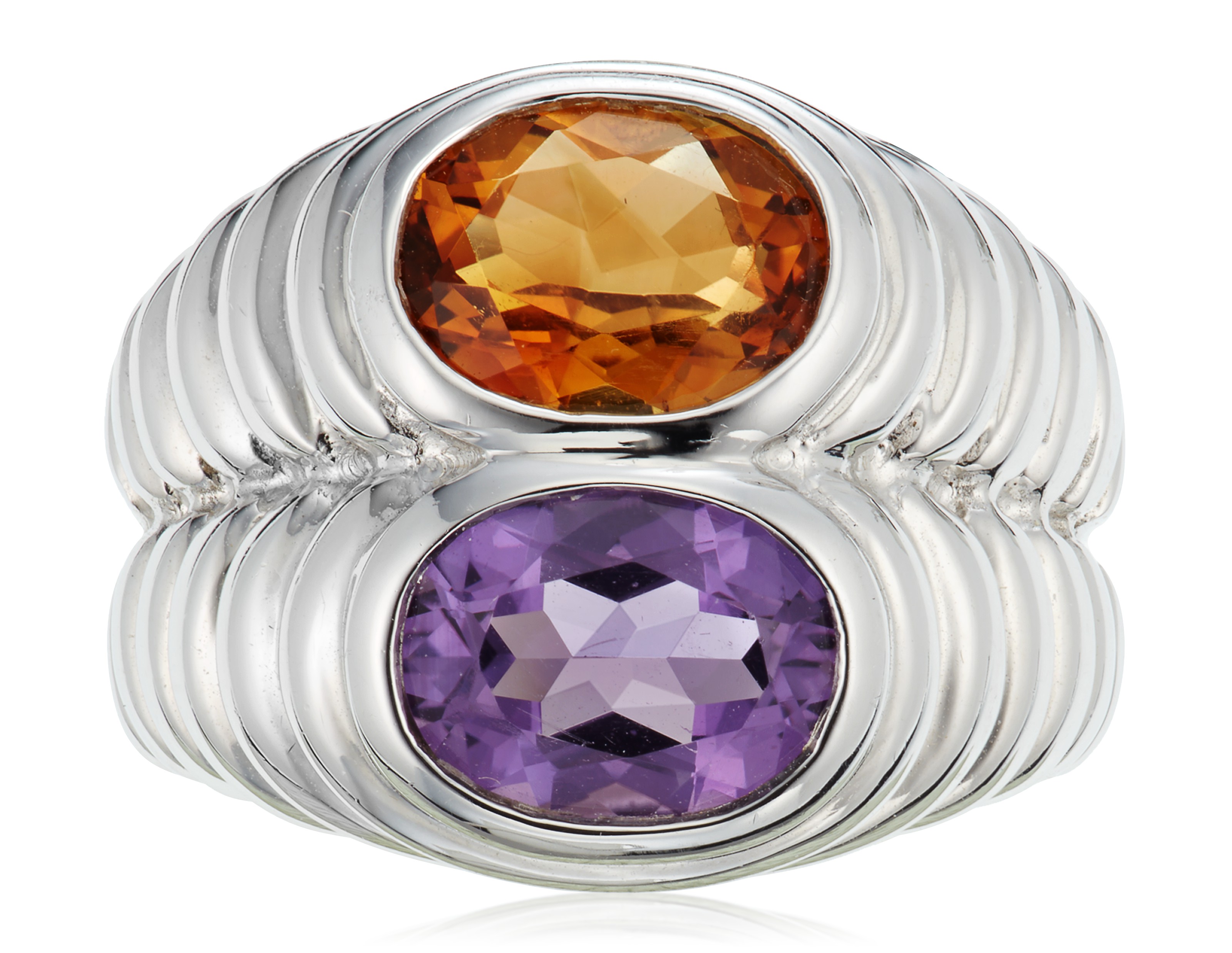 BULGARI AMETHYST AND CITRINE RING, | Christie’s