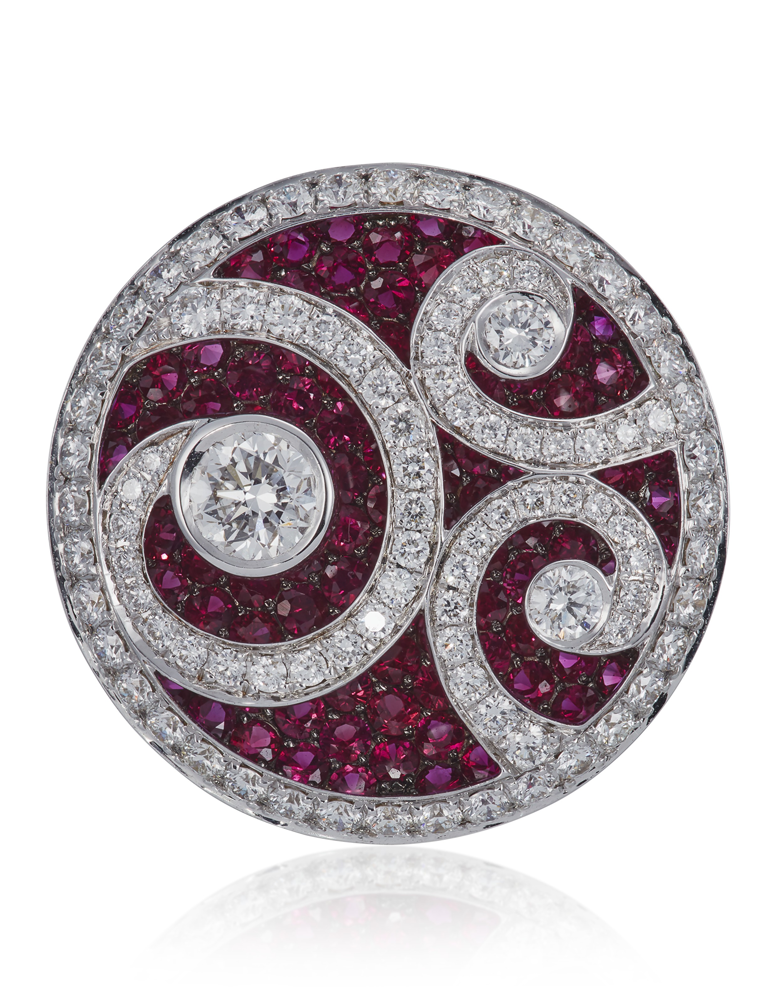 NO RESERVE ~ GRAFF RUBY AND DIAMOND 'DIAMOND ON DIAMOND' RING, | Christie’s