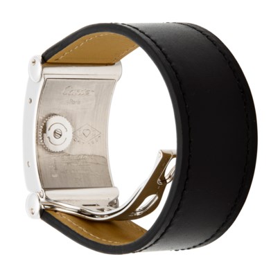 CARTIER, LADIES' 18K 150TH ANNIVERSARY DRIVER'S WATCH, NO. 005/150 ...