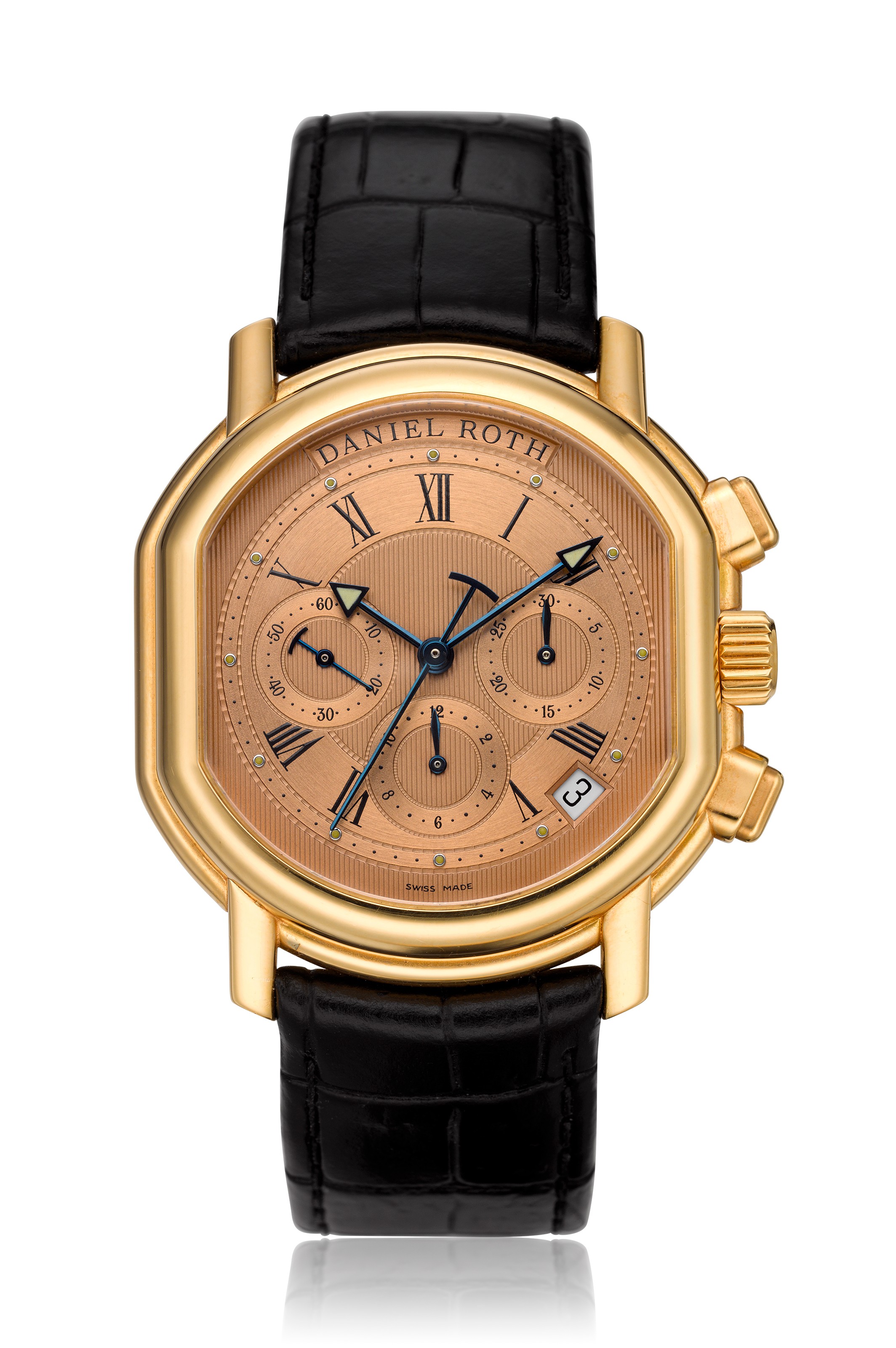 DANIEL ROTH, 18K PINK GOLD, AUTOMATIC CHRONOGRAPH, NO. 109, | Christie’s