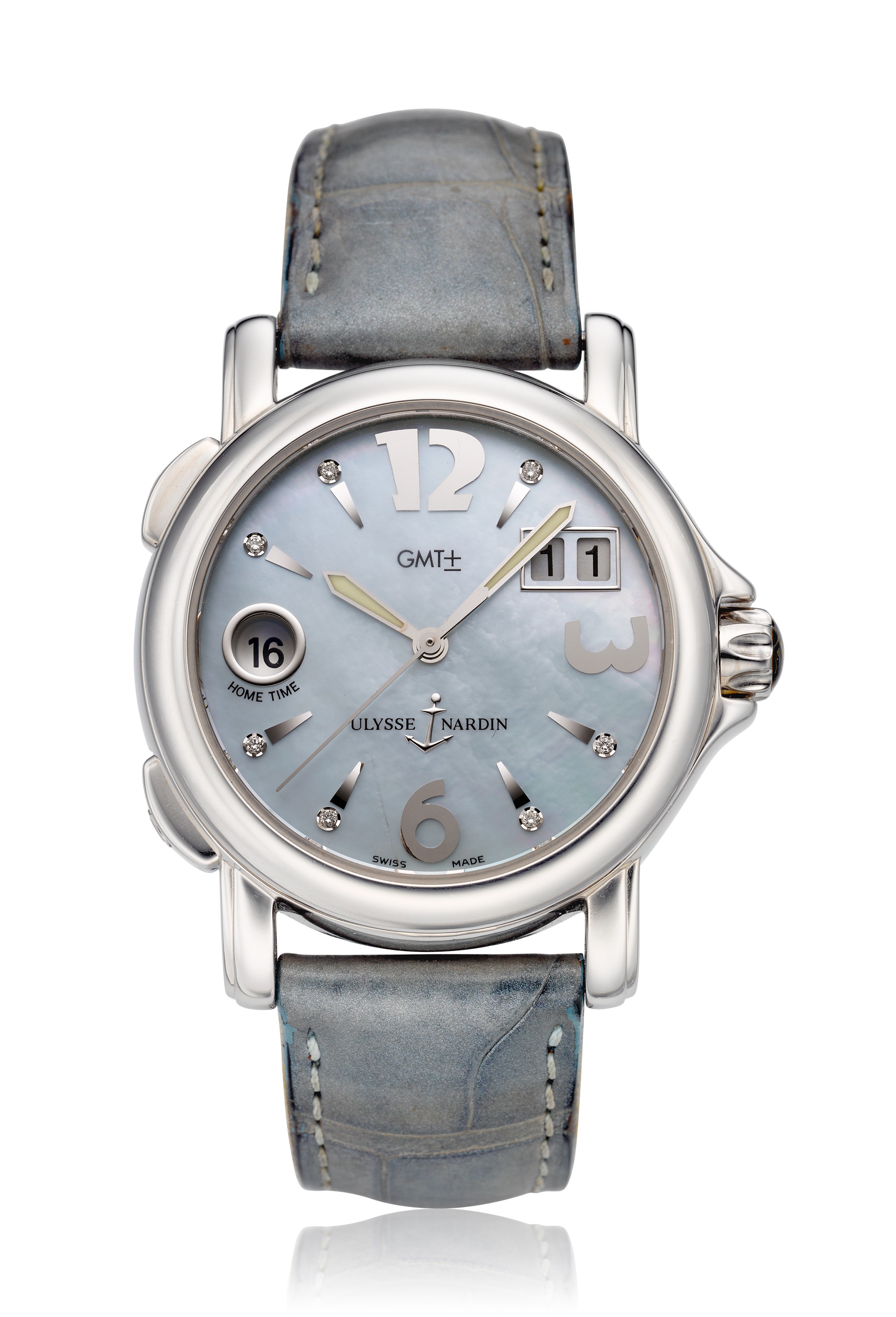 ULYSSE NARDIN, SAN MARCO GMT, MOTHER OF PEARL DIAL, REF. 223-22, NO. 1077, | Christie’s