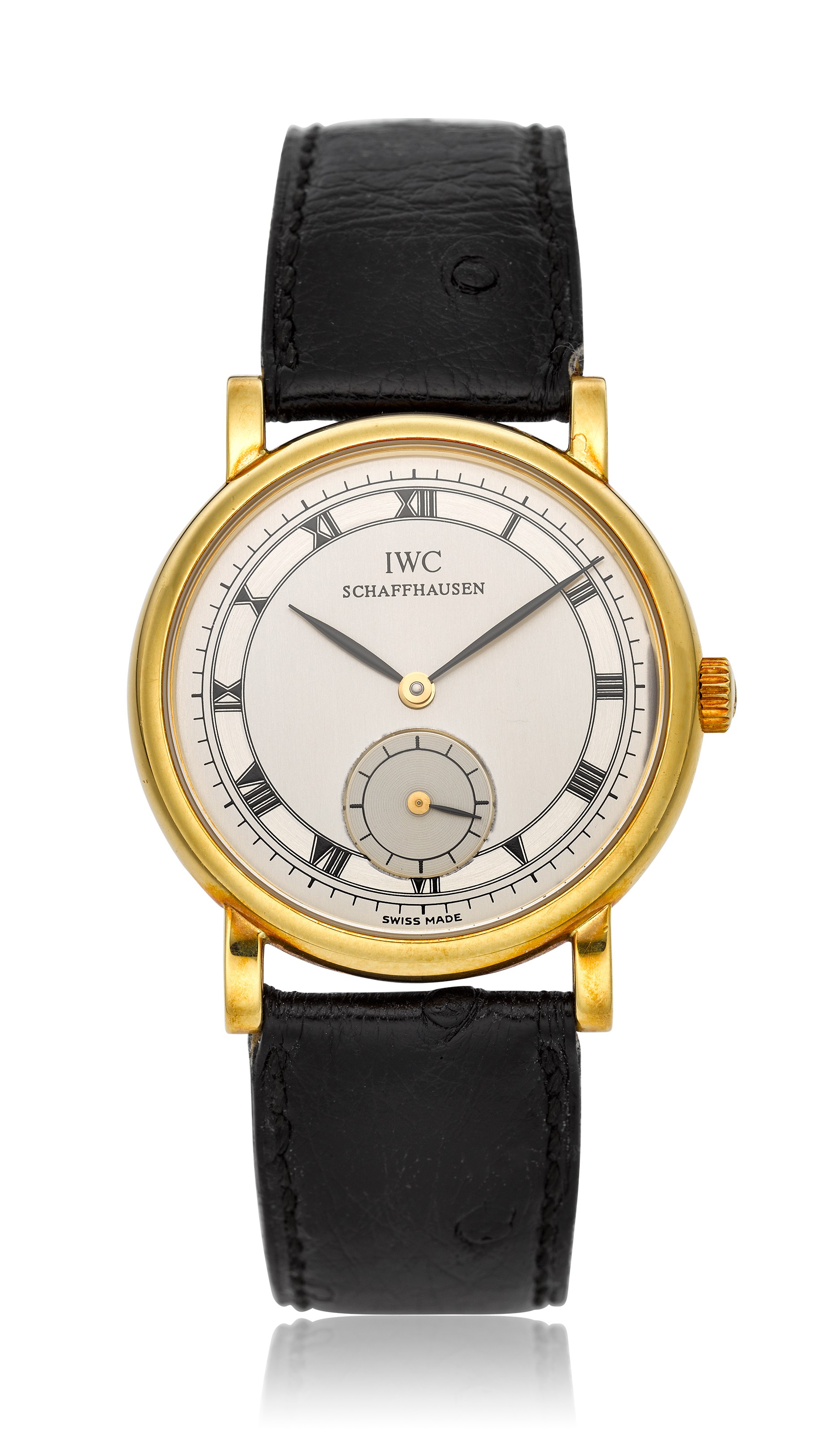 IWC, 18K TIME-ONLY WATCH WITH TWO-TONE DIAL, | Christie’s