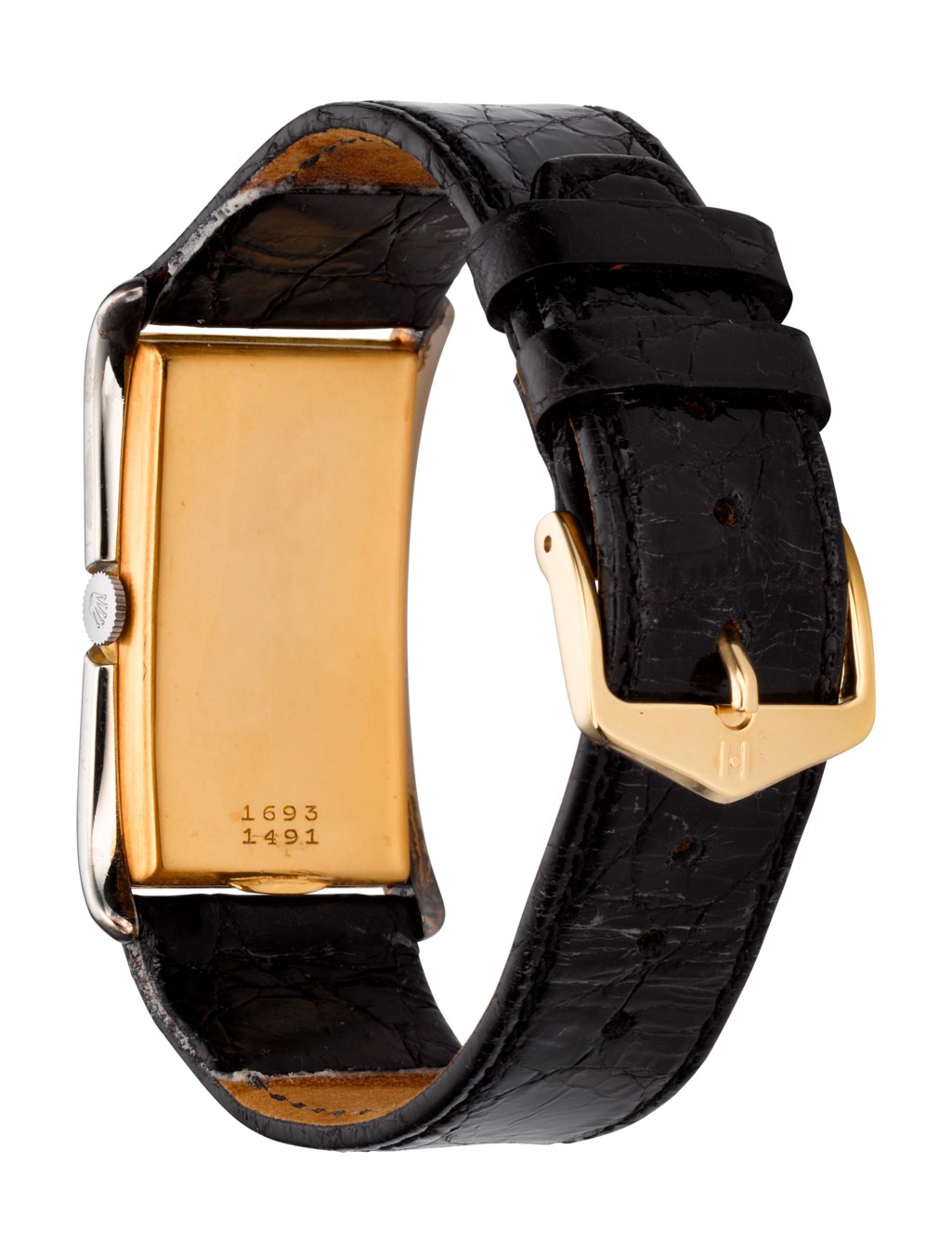 ROLEX, PRINCE, “BRANCARD”, “JUMP HOUR”, TWO-TONE 18K GOLD, REF. 1491 ...