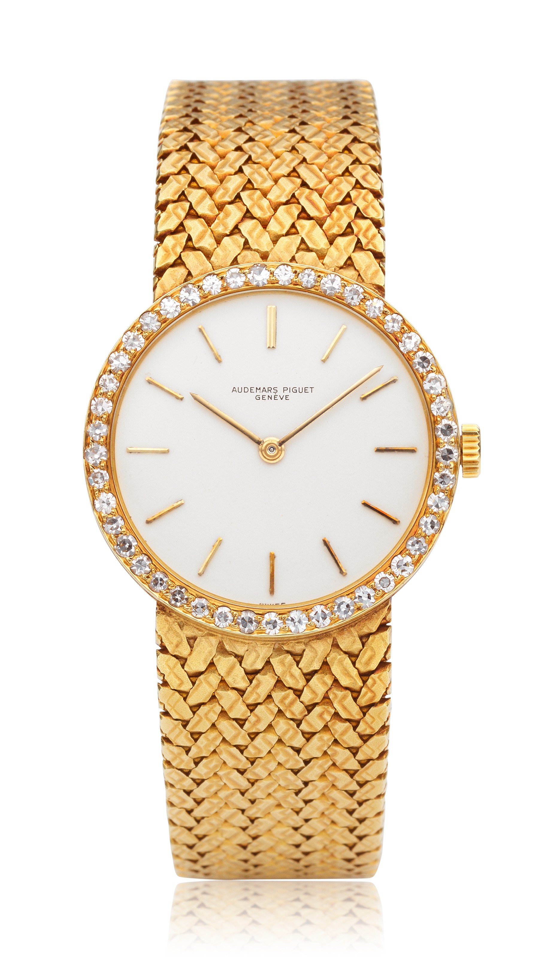 AUDEMARS PIGUET, LADIES 18K GOLD AND DIAMOND, | Christie’s