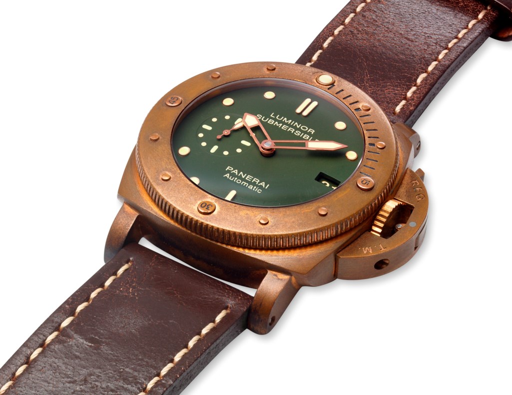PANERAI, BRONZO LUMINOR SUBMERSIBLE, REF. PAM00382, LIMITED EDITION No ...