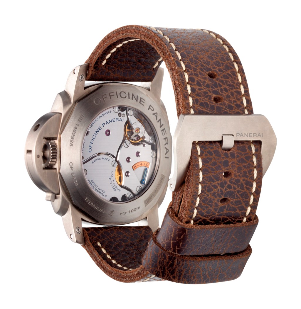 PANERAI, TITANIUM, LUMINOR 8-DAYS, LEFT-HANDED, LIMITED EDITION ...