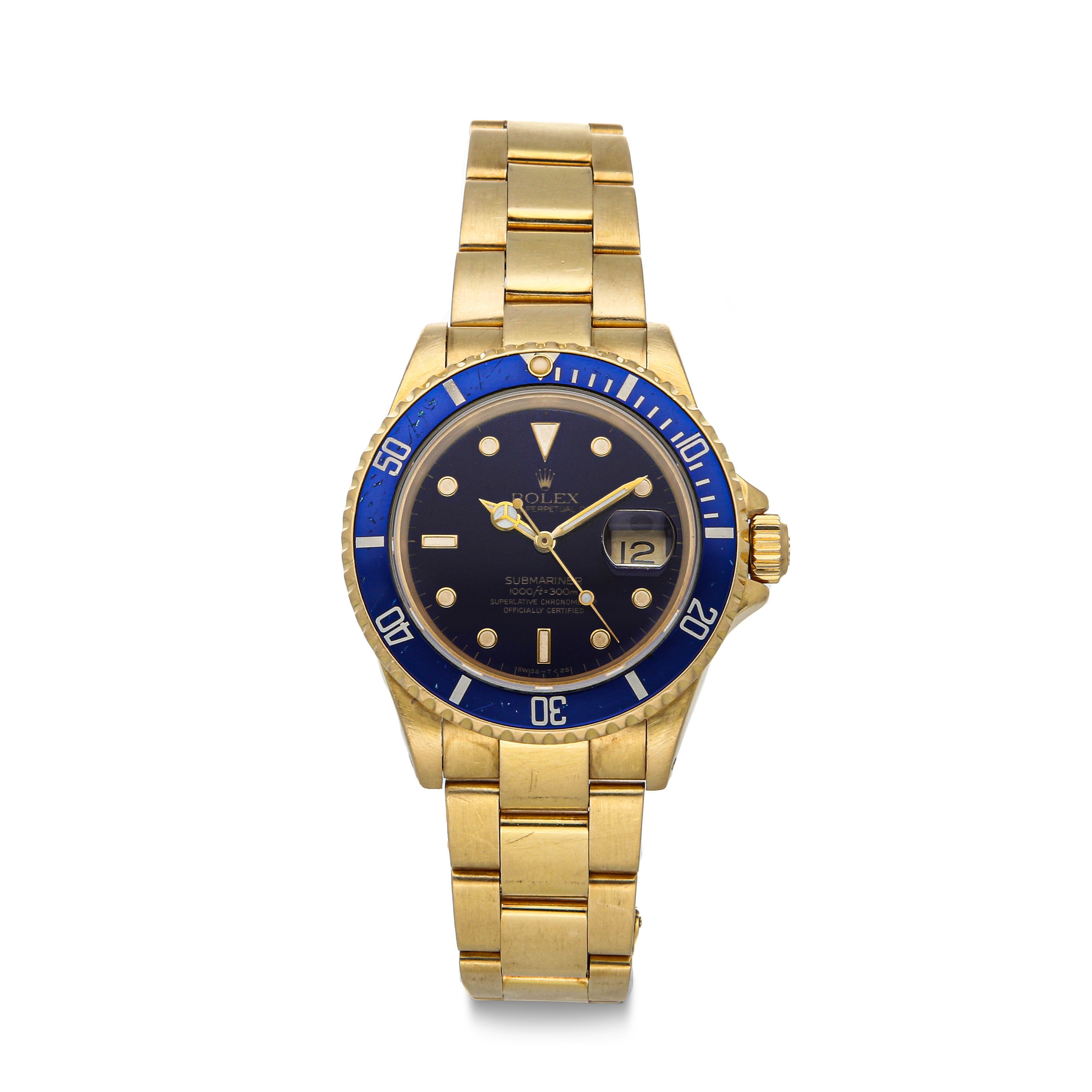 ROLEX, SUBMARINER, 18K GOLD, REF. 16618, | Christie’s