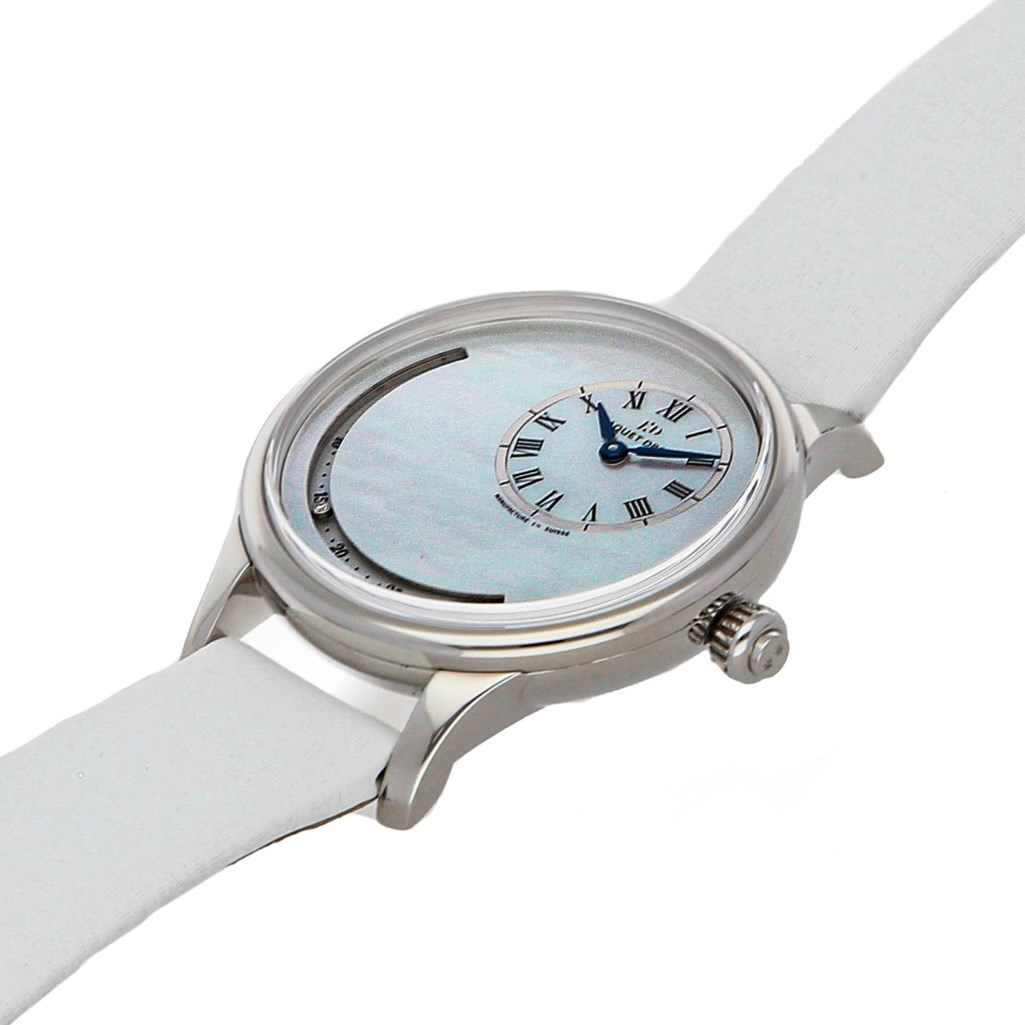 JAQUET DROZ, PETITE HEURE MINUTE DATE ASTRALE, MOTHER-OF-PEARL DIAL ...