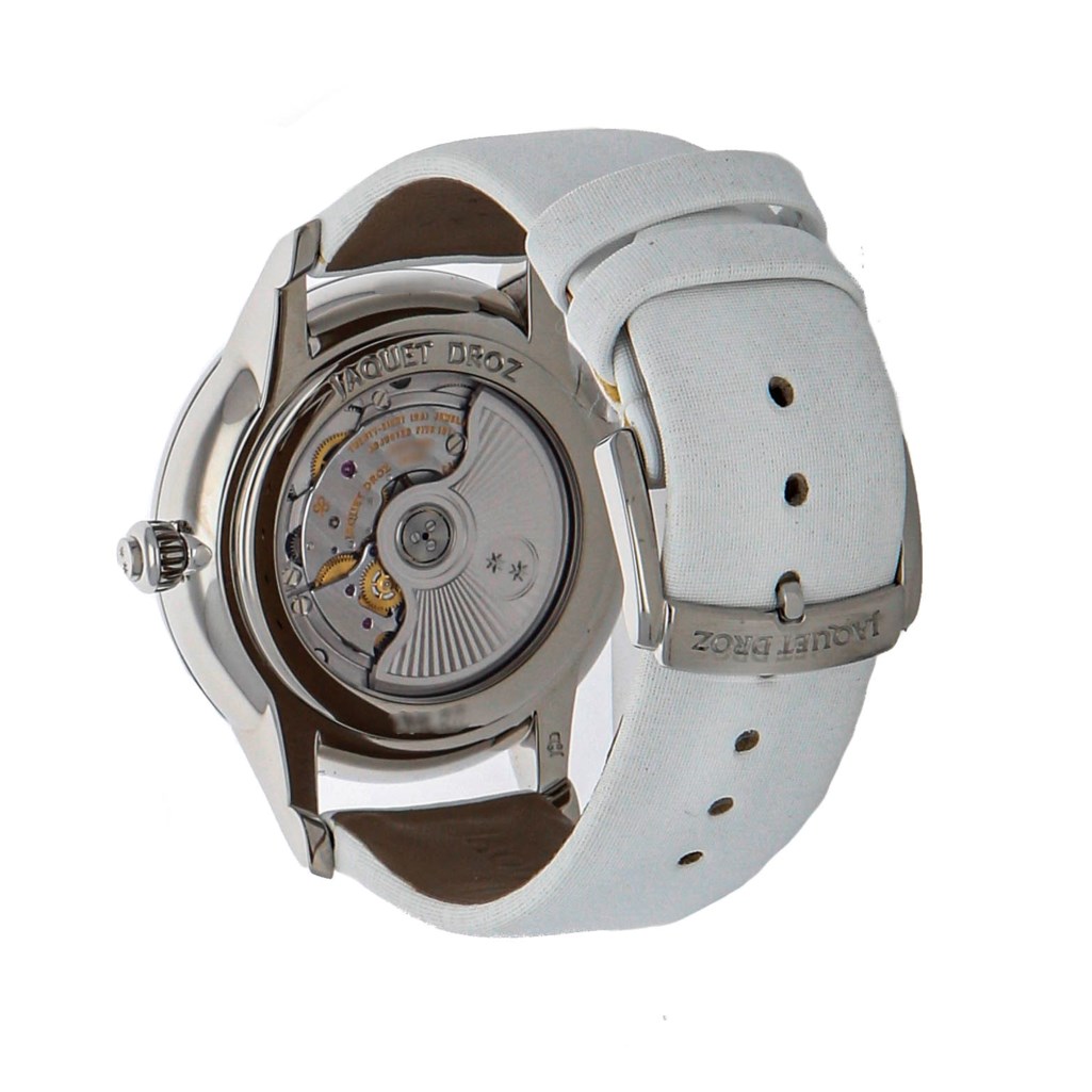 JAQUET DROZ, PETITE HEURE MINUTE DATE ASTRALE, MOTHER-OF-PEARL DIAL ...