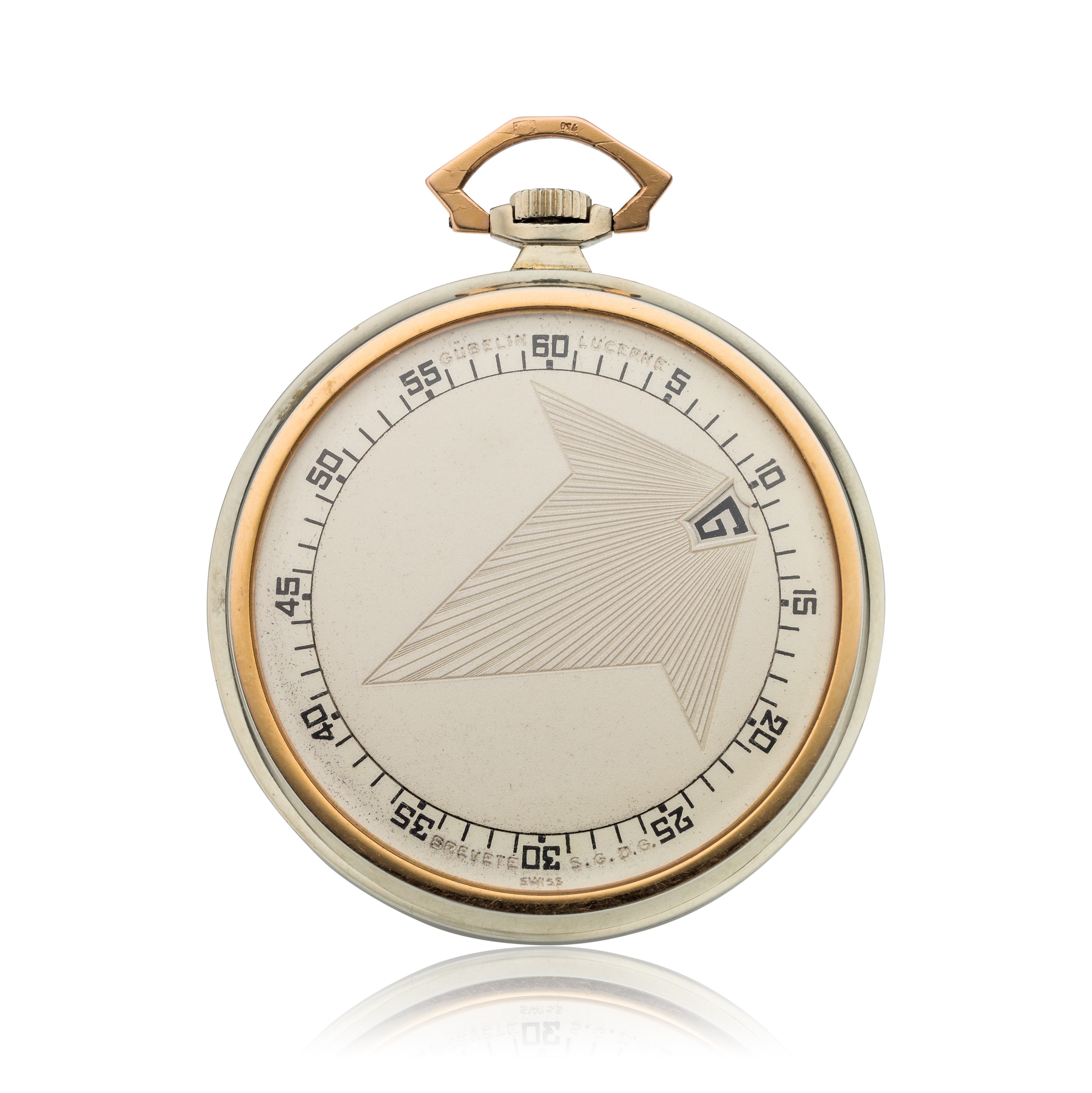 GUBELIN, WANDERING HOURS & JUMP HOURS, 18K WHITE & PINK GOLD, ART DECO ...