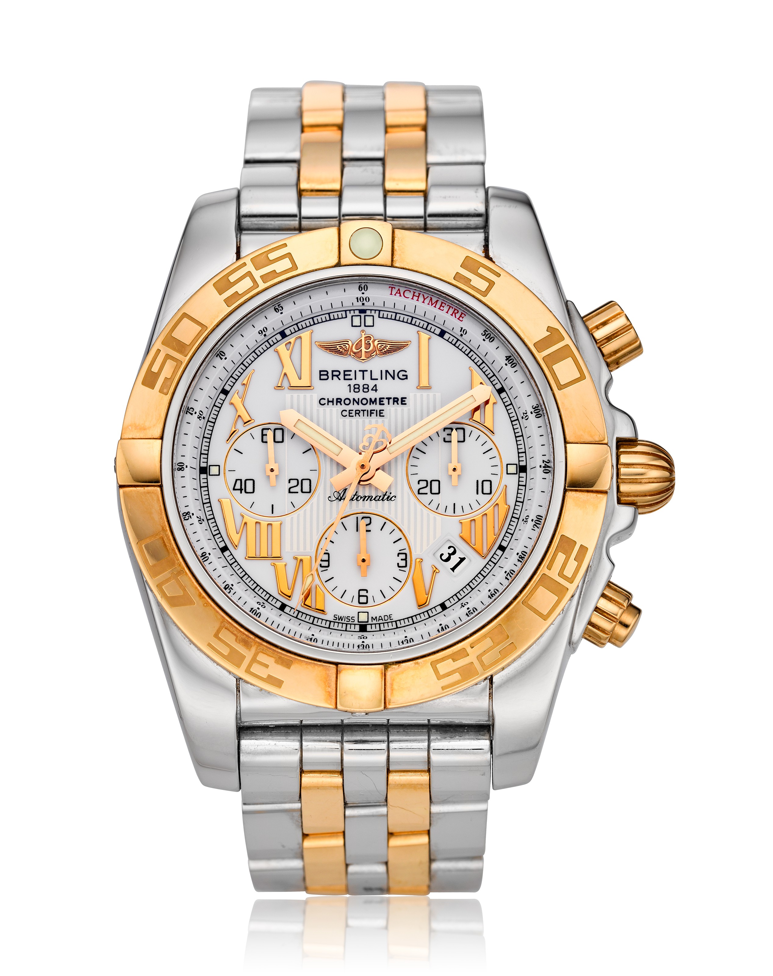BREITLING, TWO-TONE CHRONOMAT, REF. CB011012/A692, | Christie’s