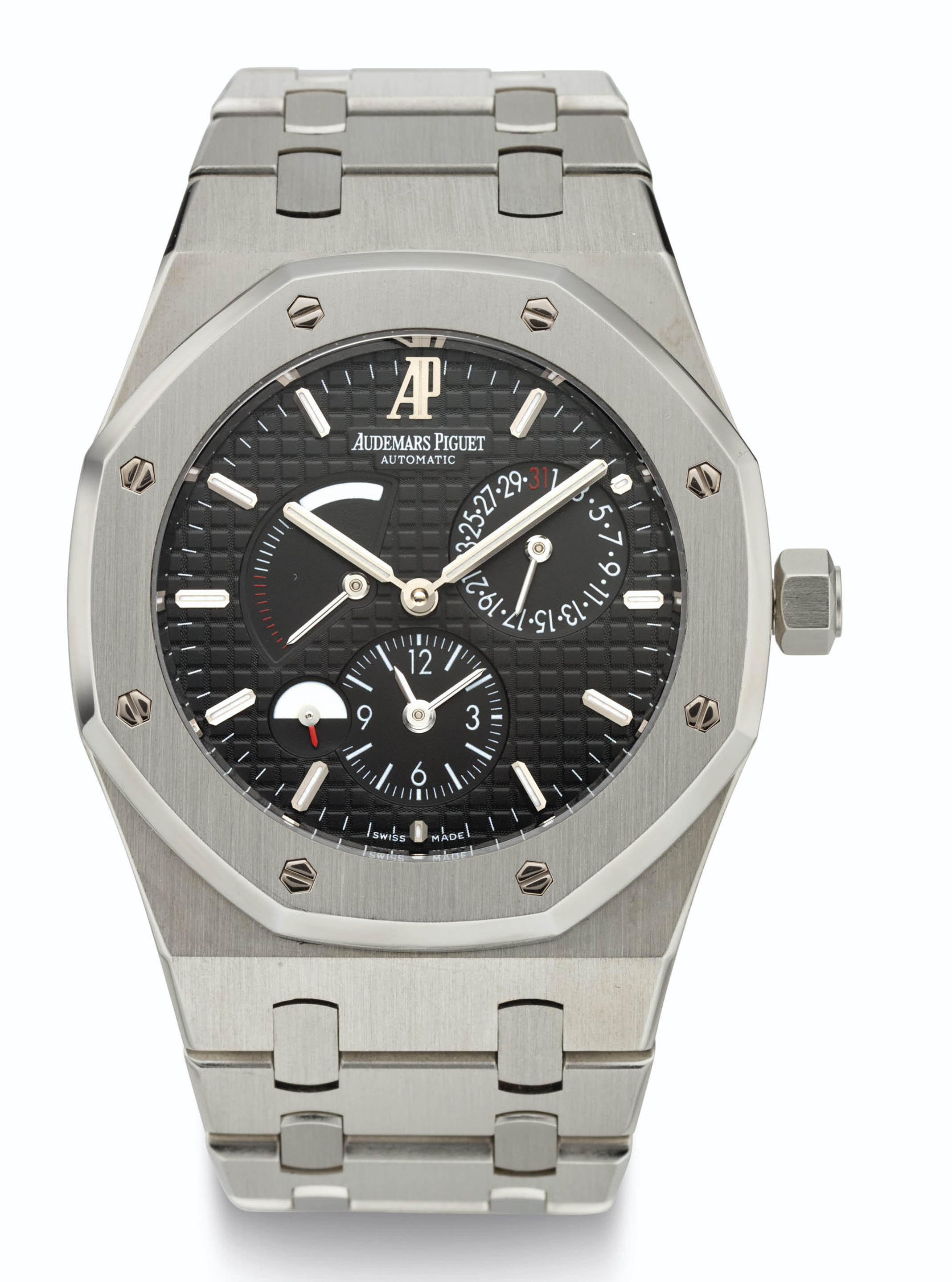 AUDEMARS PIGUET, STEEL, ROYAL OAK, DUAL-TIME, REF, 26120, NO. 0007 ...