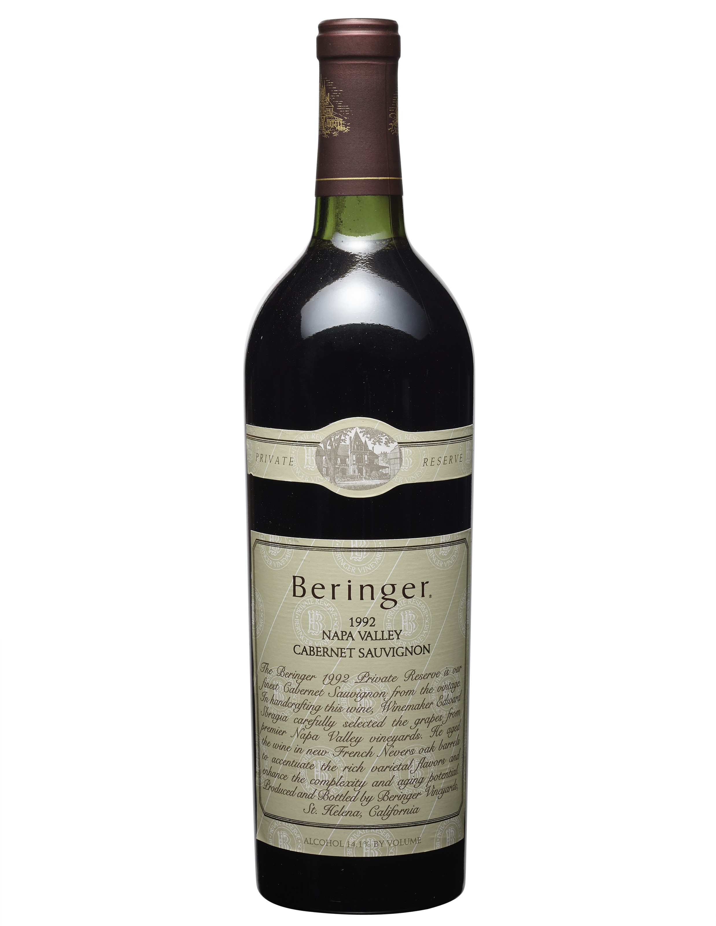 Beringer, Private Reserve 1992, Napa ValleyGood appearanceLevels ten ...