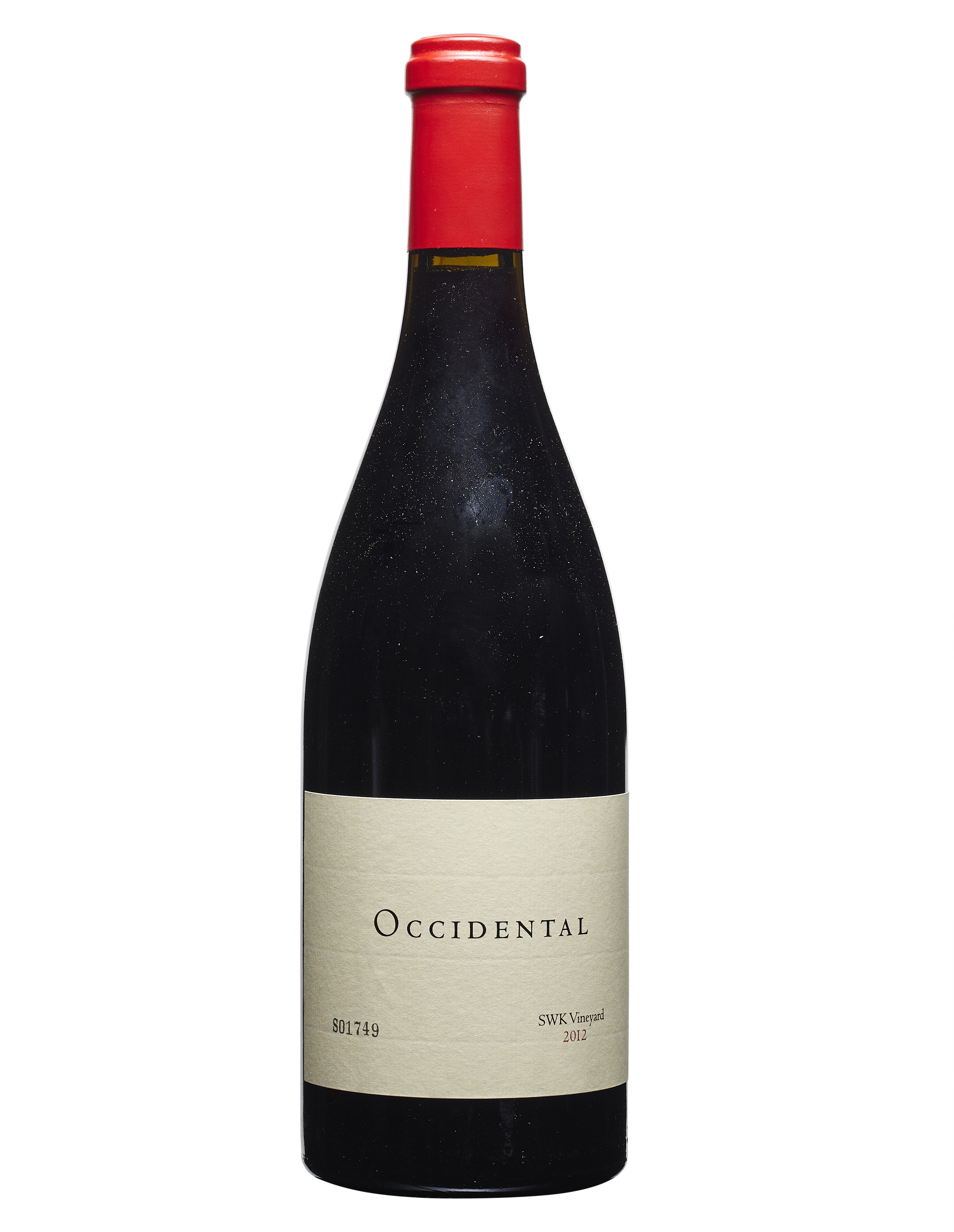 Occidental, Occidental SWK Vineyard Pinot Noir 2012, Sonoma Valley ...