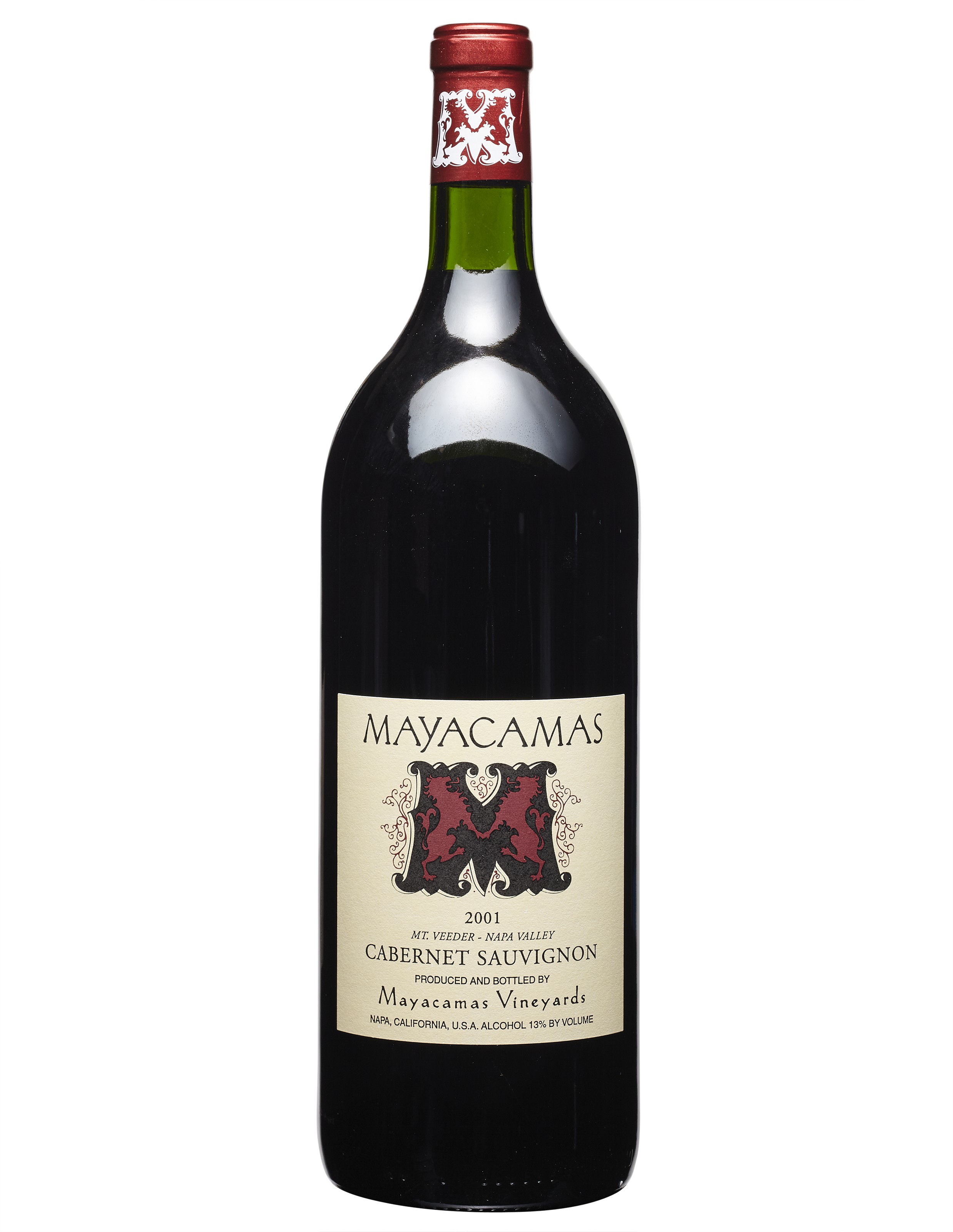 Mayacamas Vineyards, Mount Veeder, Cabernet Sauvignon 2001, Napa Valley ...