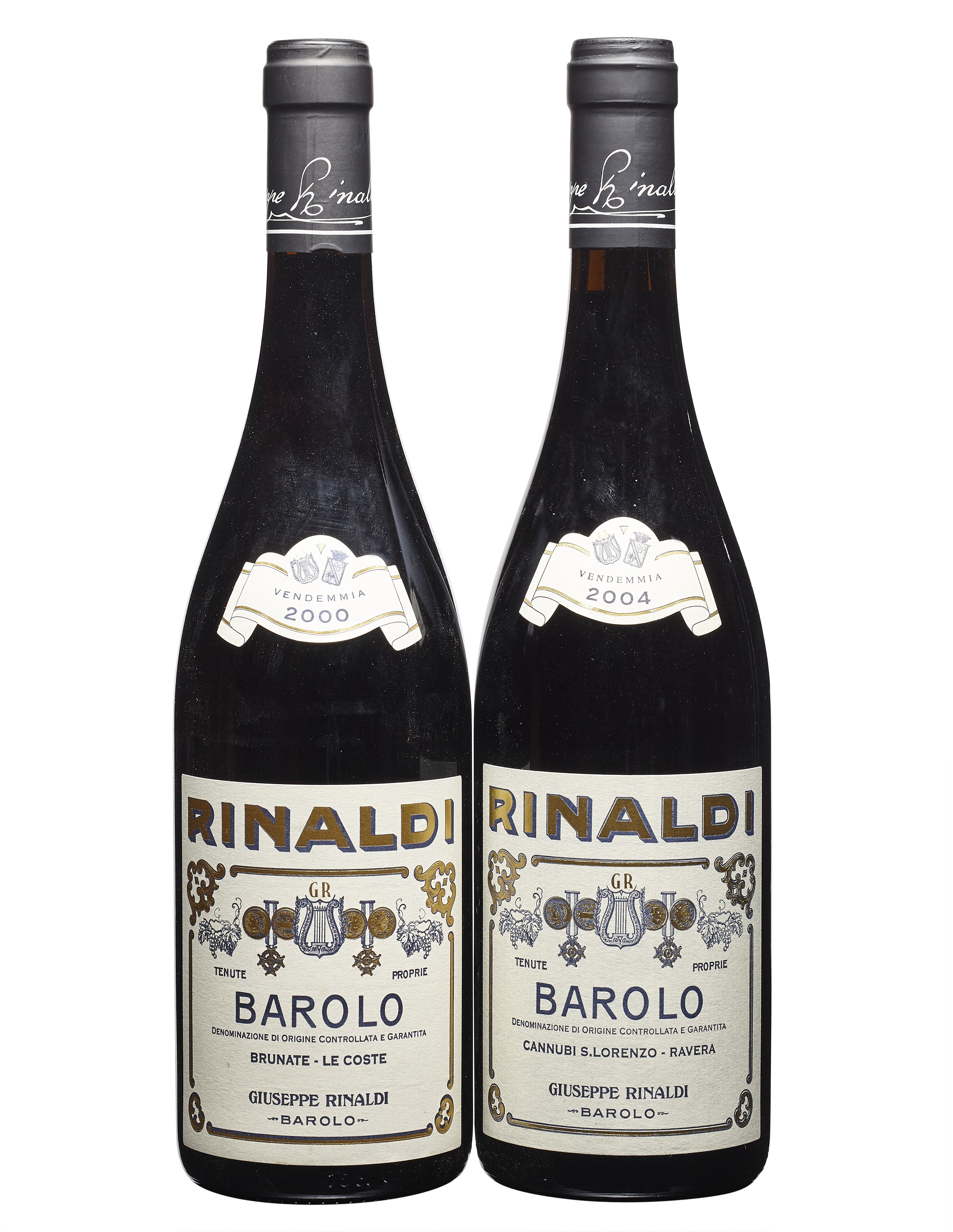 Mixed Rinaldi Barolo, Giuseppe Rinaldi, Barolo Brunate Le Coste 2000 (2 ...