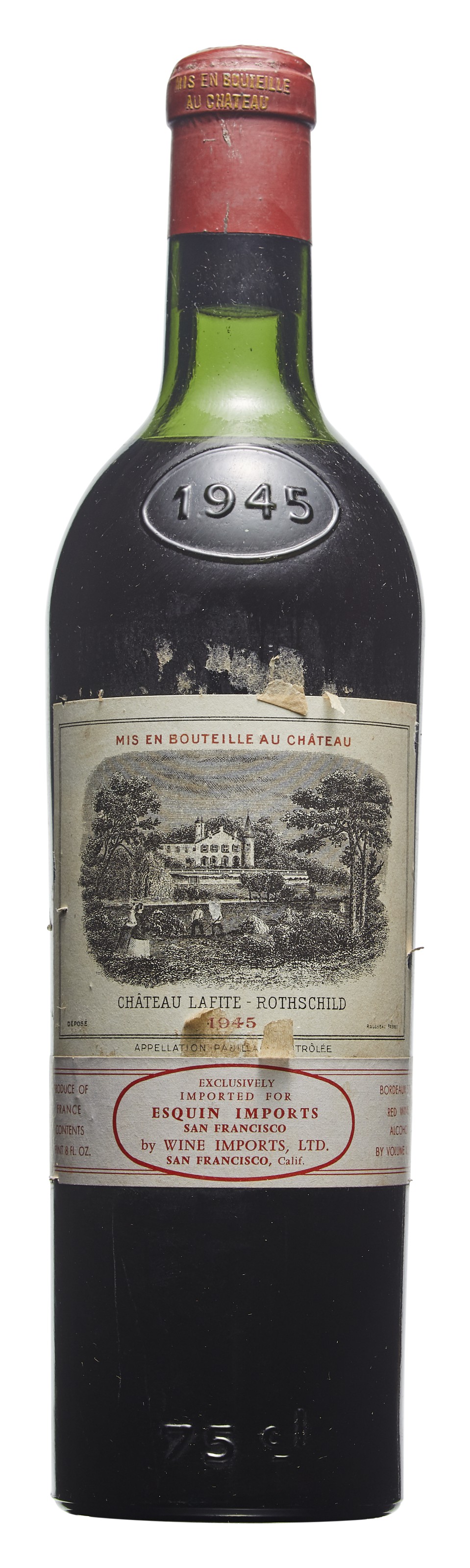 Château Lafite-Rothschild 1945, Pauillac, 1er cru classéSlightly bin ...
