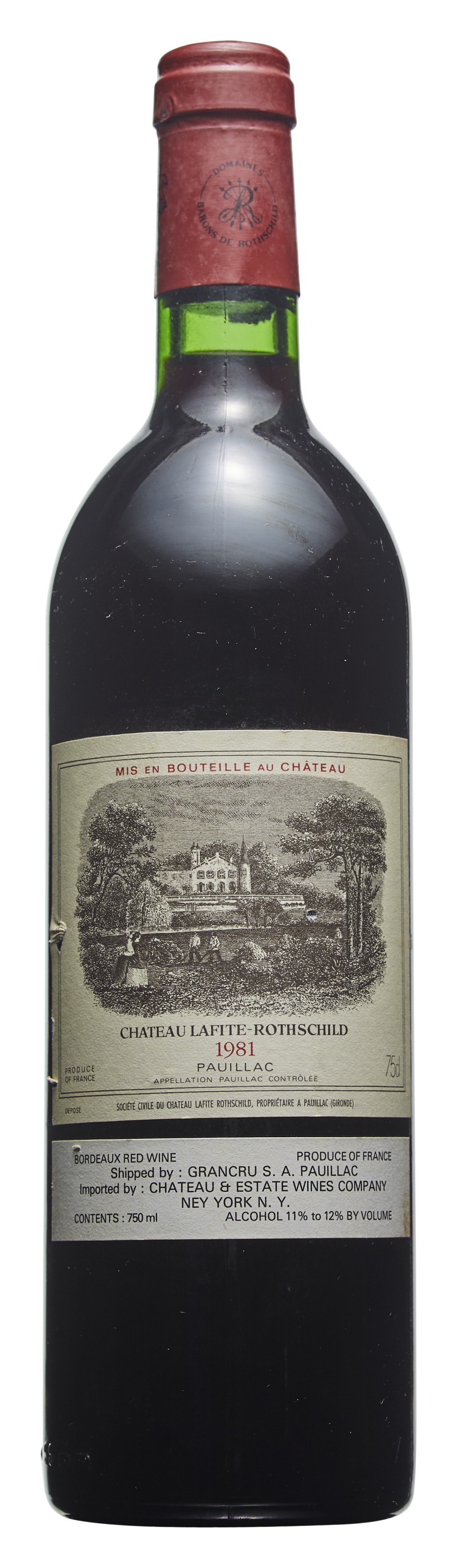 Château Lafite-Rothschild 1981, Pauillac, 1er cru classéSilghtly bin ...