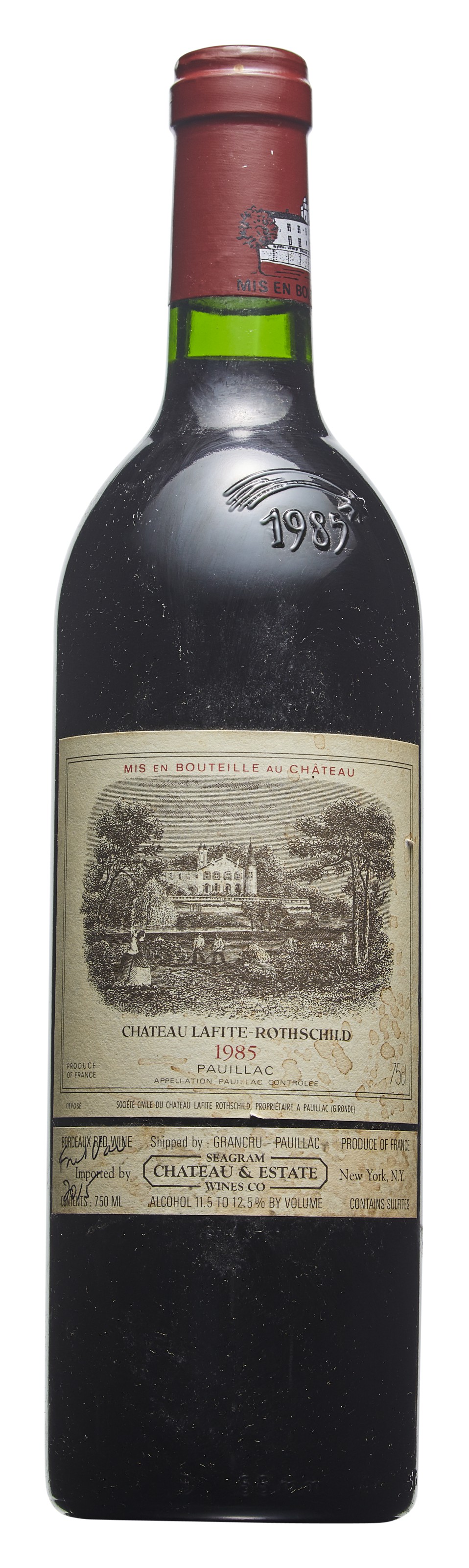 Château Lafite-Rothschild 1985, Pauillac, 1er cru classéBin-soiled ...