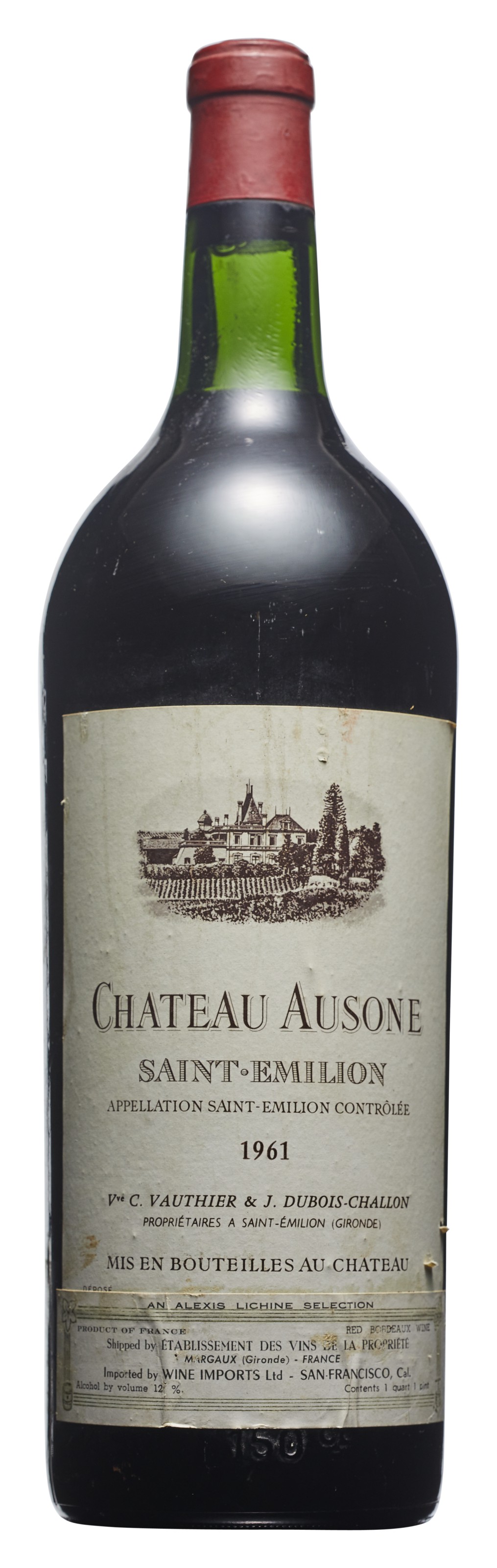 Château Ausone 1961, Saint-Emilion, 1er grand cru classéSlightly bin ...
