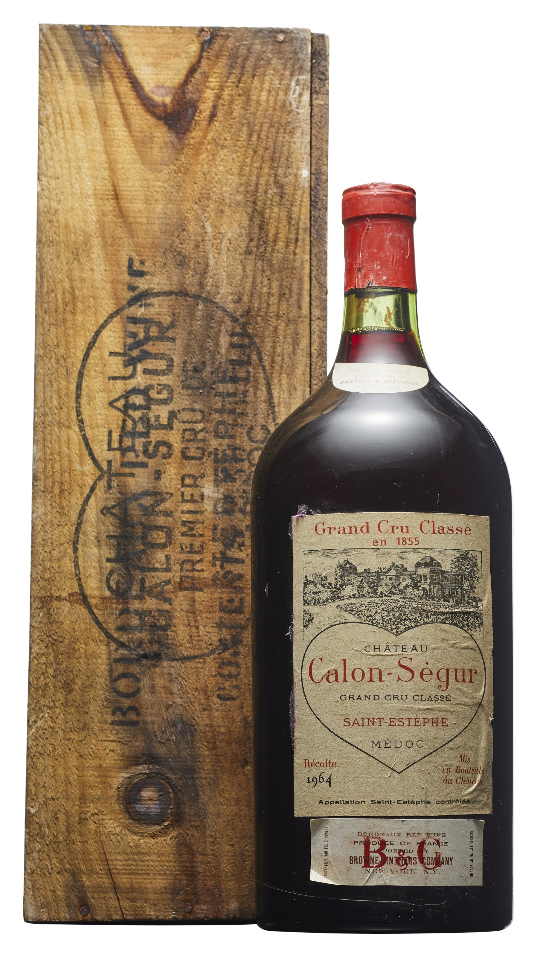 Château Calon-Ségur 1964, Saint-Estéphe, 3ème cru classéSlightly worn ...