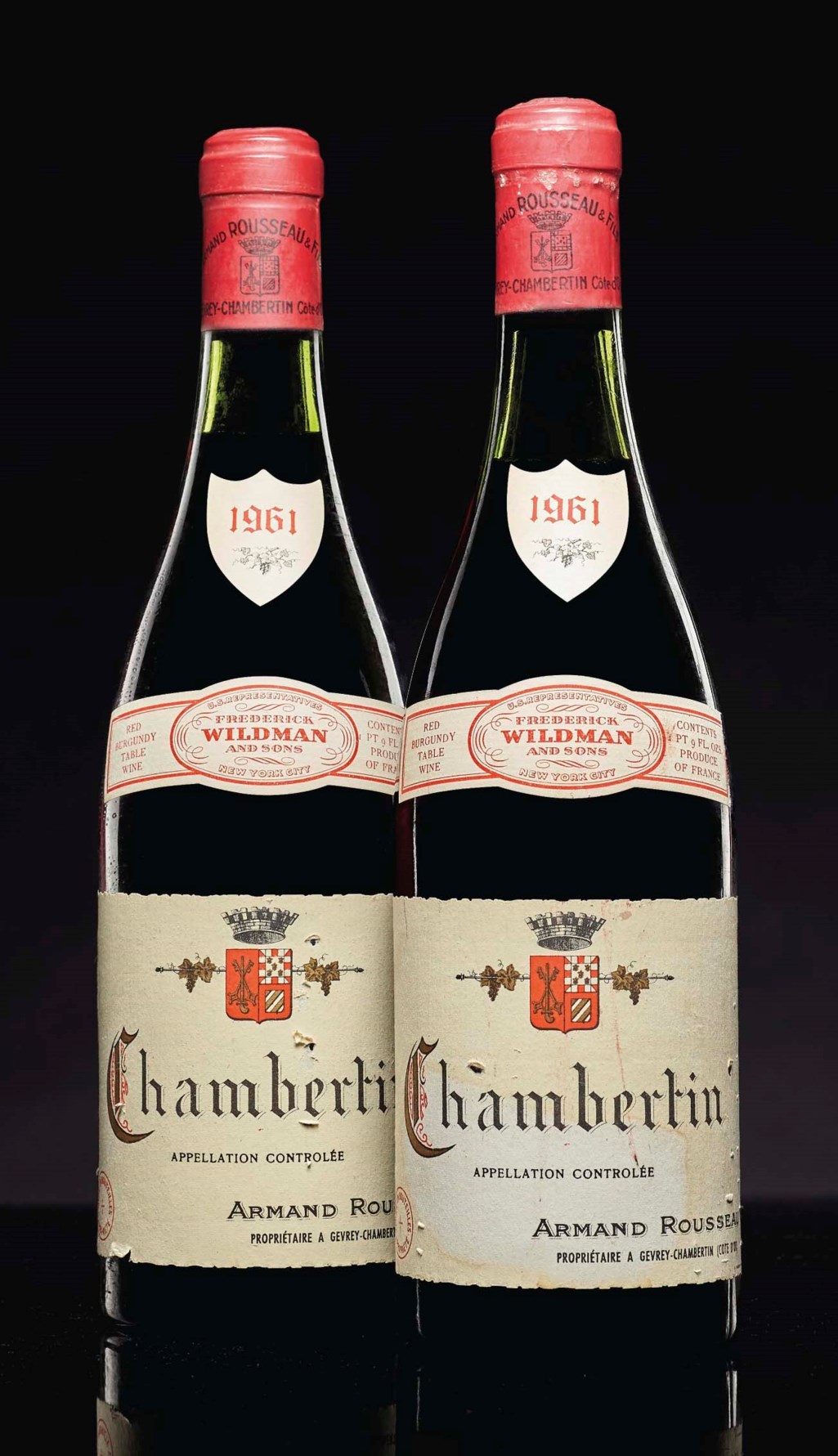 Armand Rousseau, Chambertin 1961, Grand Cru, Côte de NuitsSlightly ...