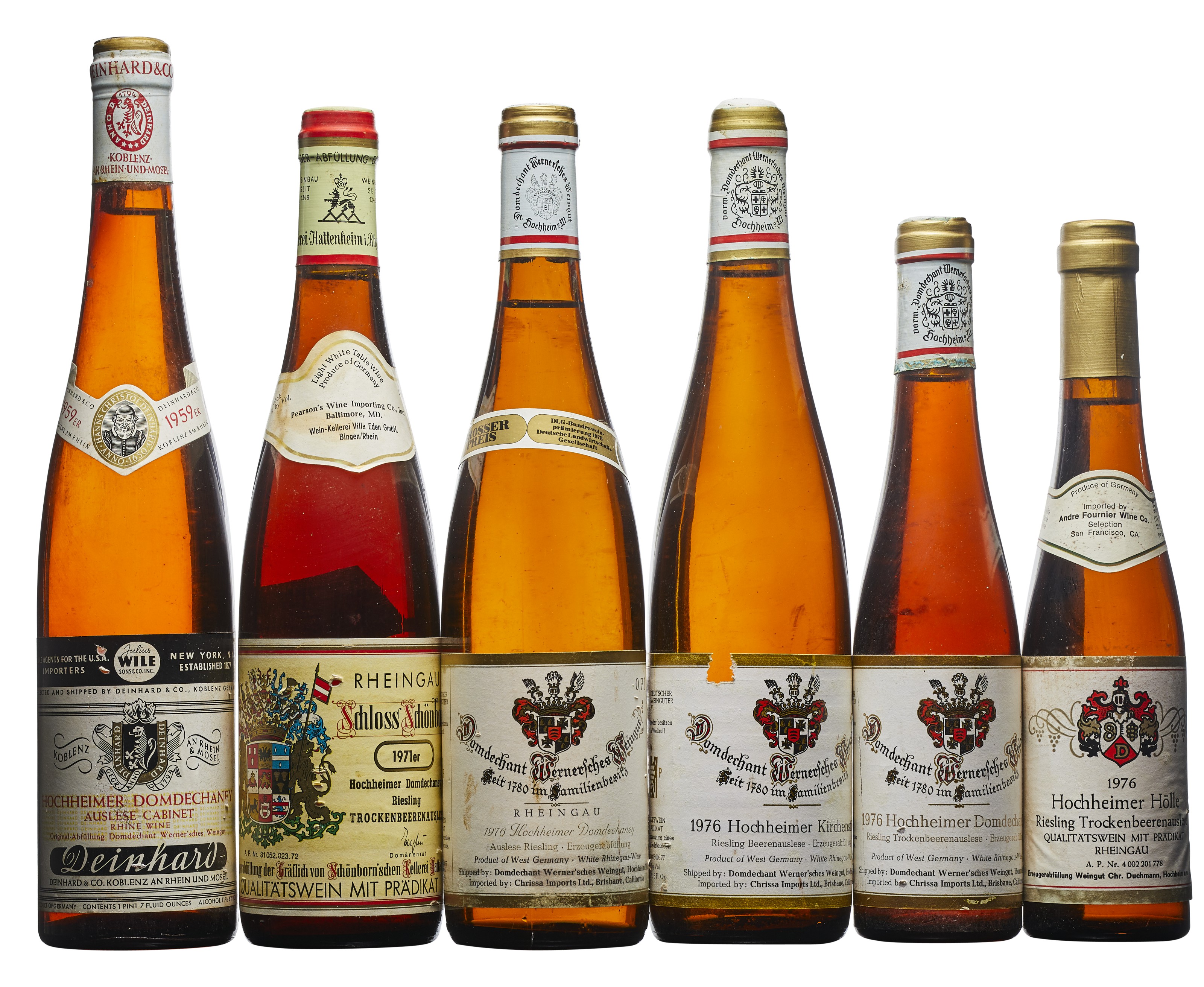 Mixed Hochheimer, Riesling, Deinhard, Hochheimer Domdechaney Auslese ...
