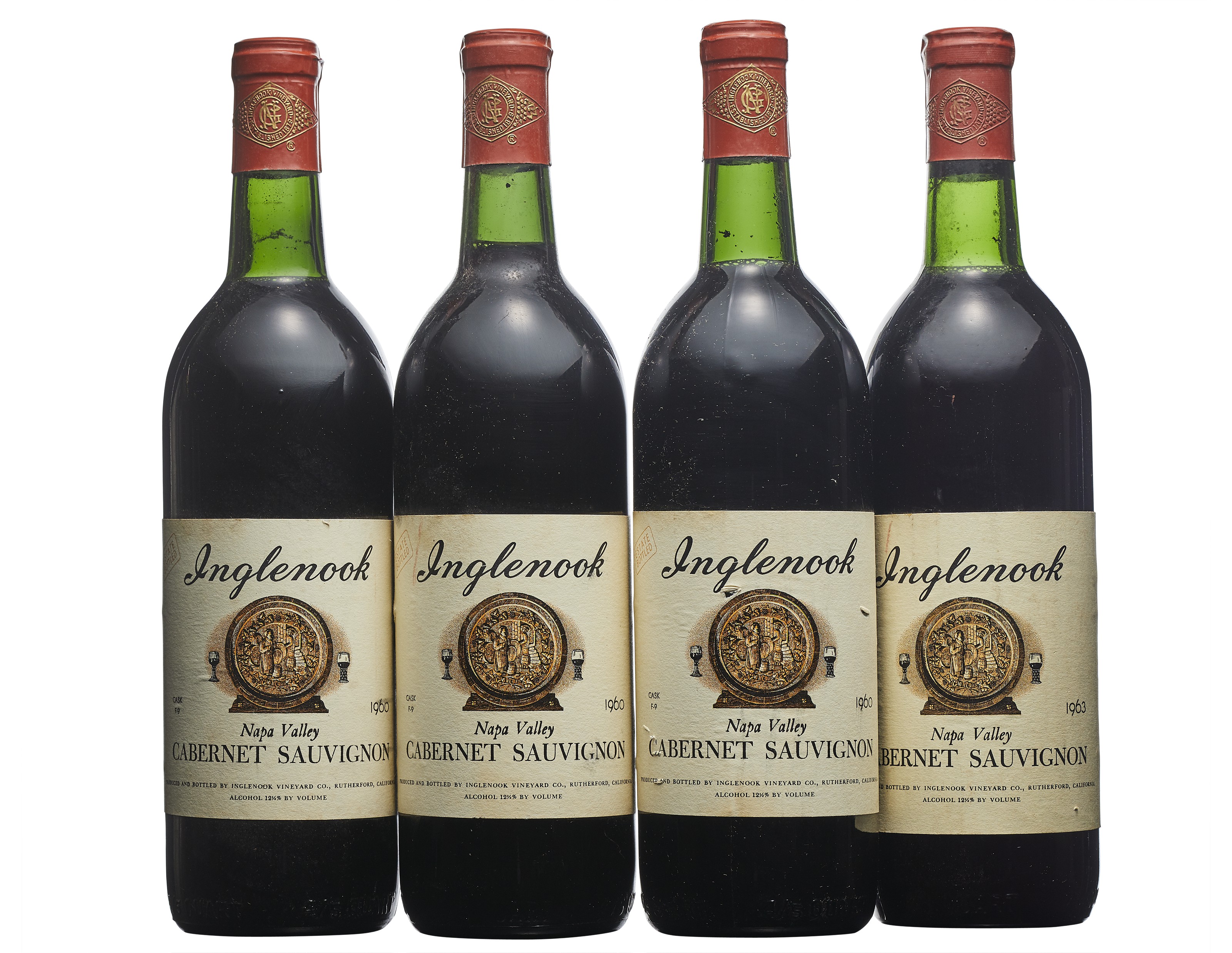 Mixed Inglenook, Cabernet Sauvignon, Inglenook, Cask F-9 Cabernet ...